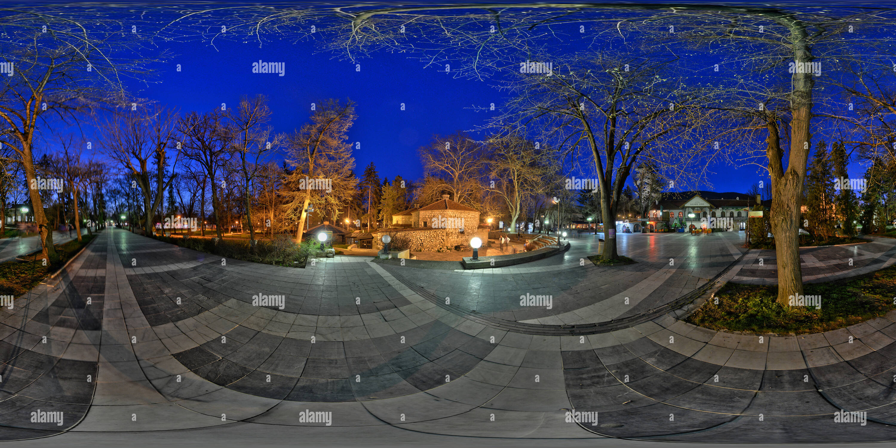 360° view of Sokobanja [night times] - Alamy