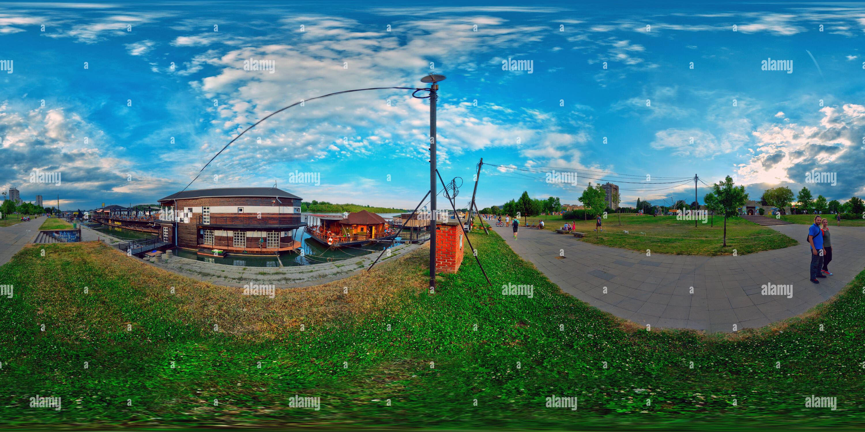 360° view of Zemunski kej u Zemunu :D - Alamy