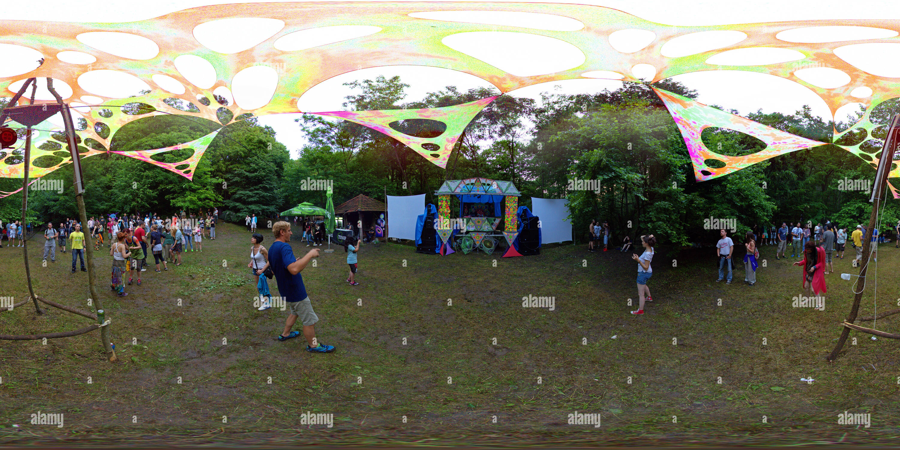 360° view of Forest Fest #2 - Alamy