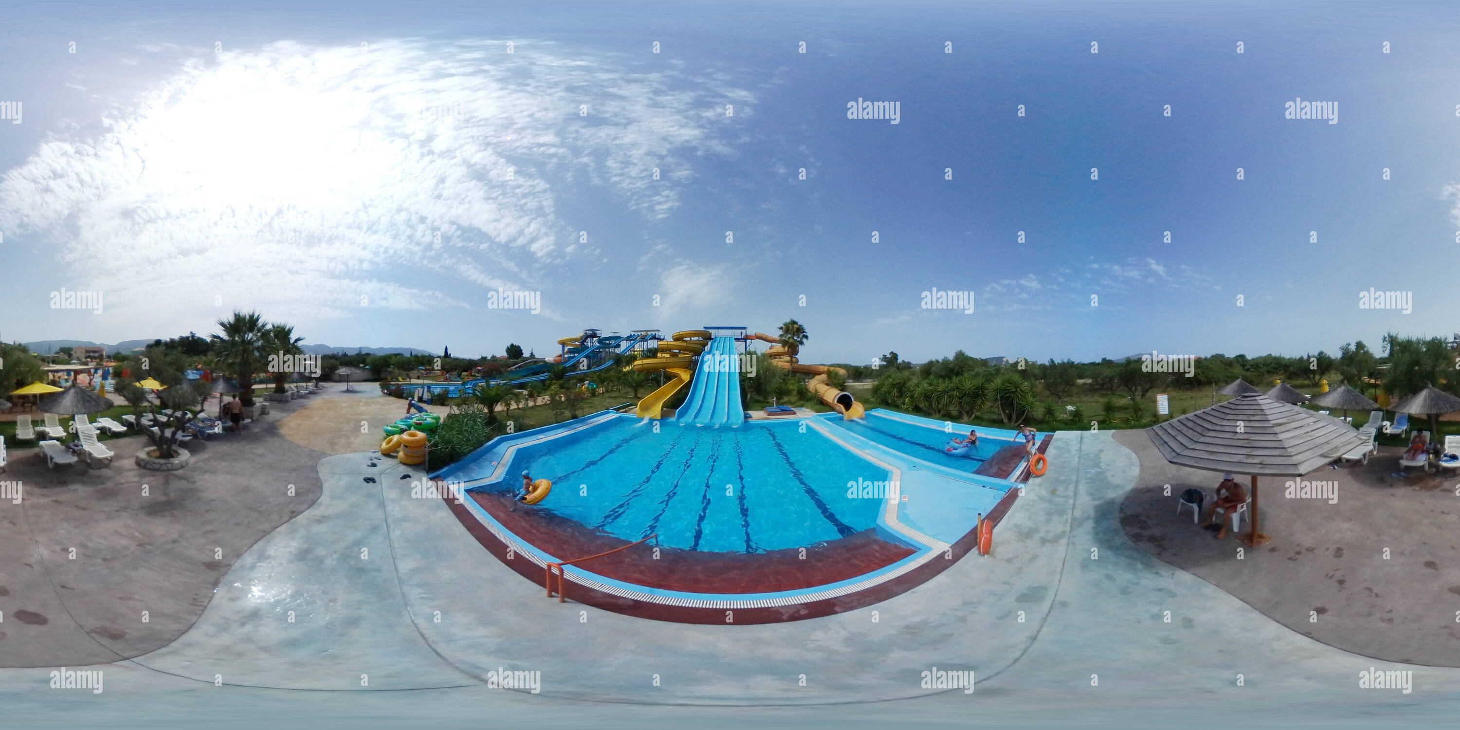 360° view of water village - slides - Alamy