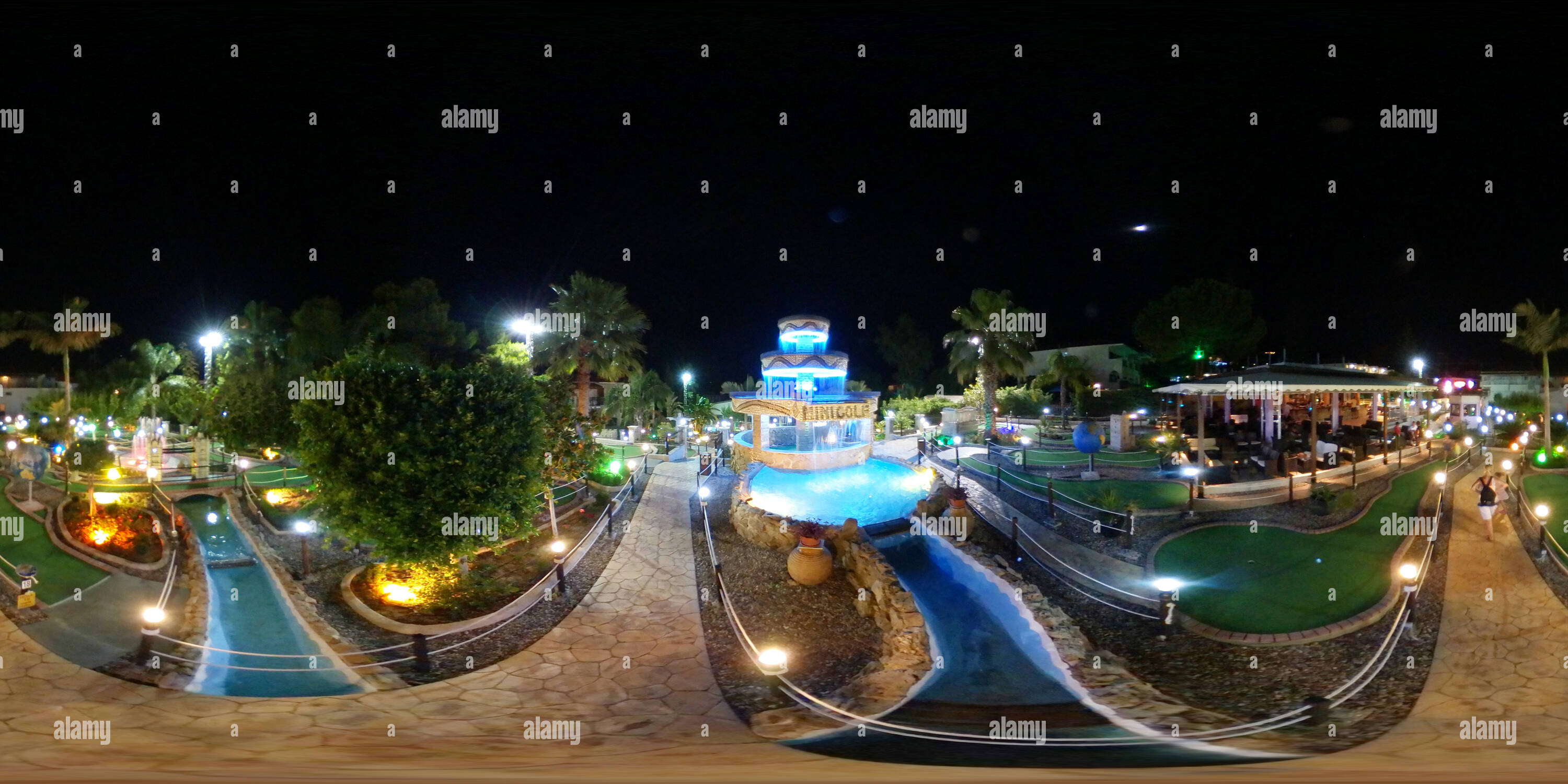 360° view of Mini Golf Argassi - Alamy