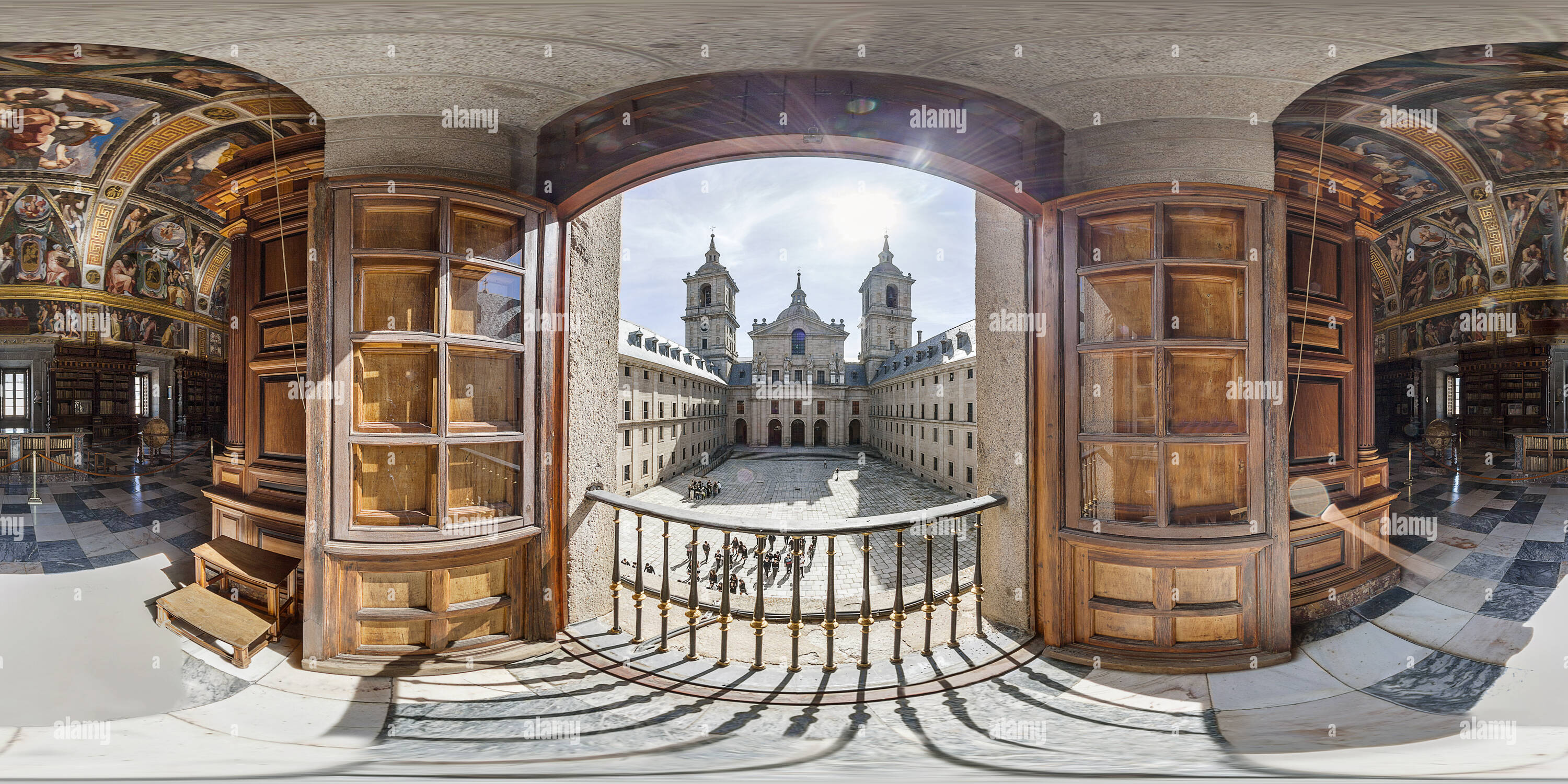 Royal library monastery el escorial hi-res stock photography and images ...
