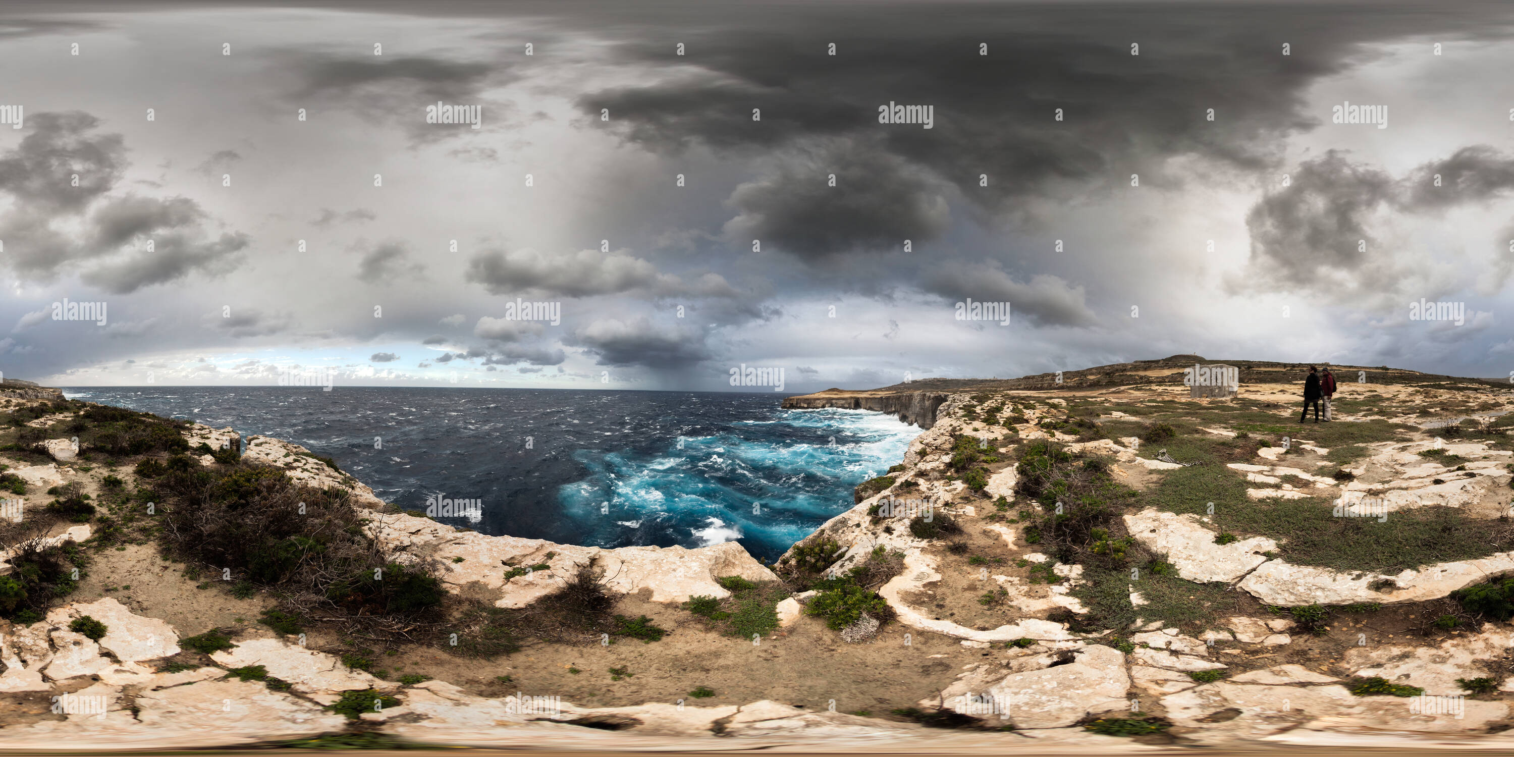 360° view of gozo island in malta - Alamy
