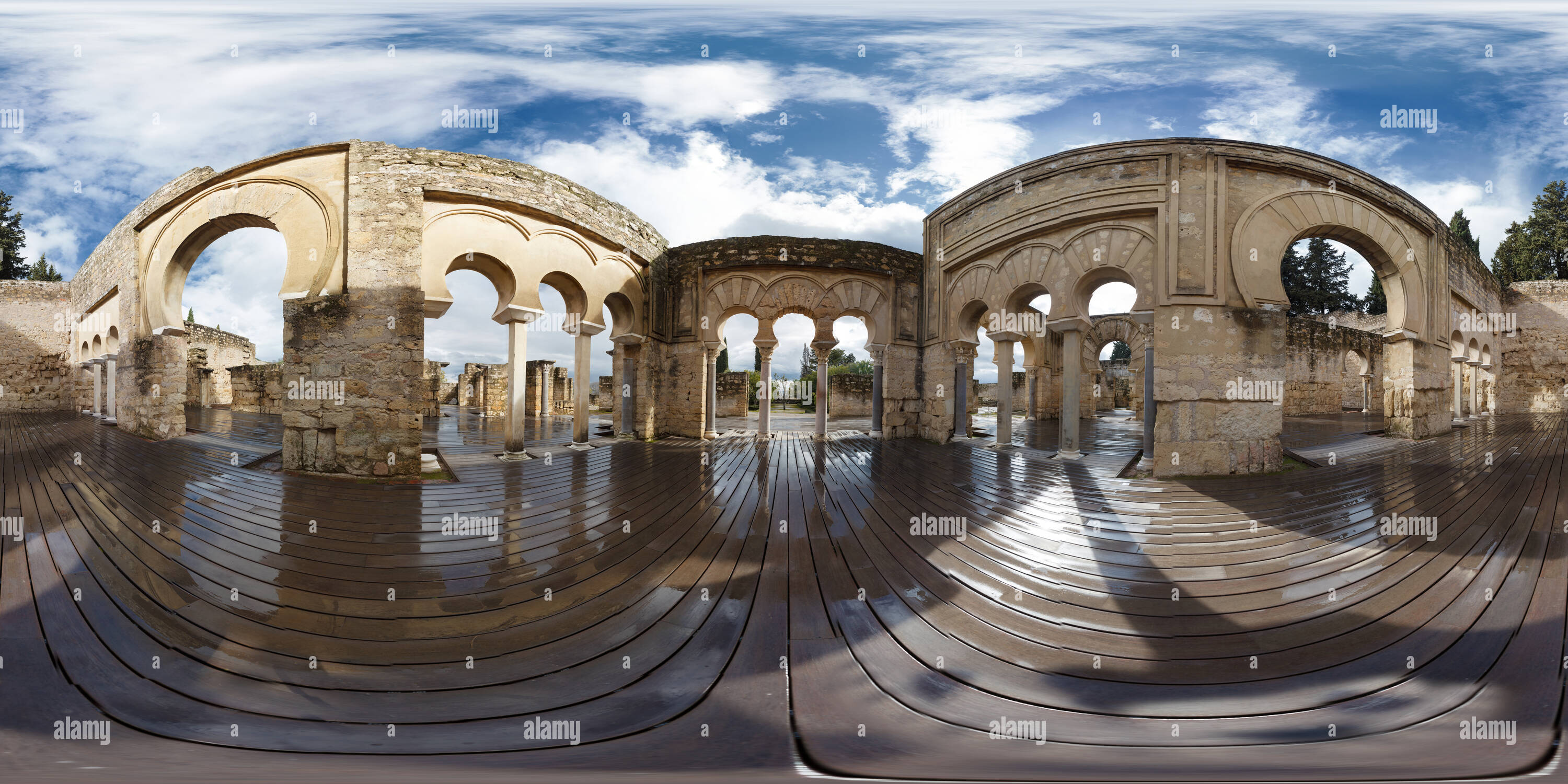 360° view of madinat al-zahra arab ruins in cordoba - Alamy