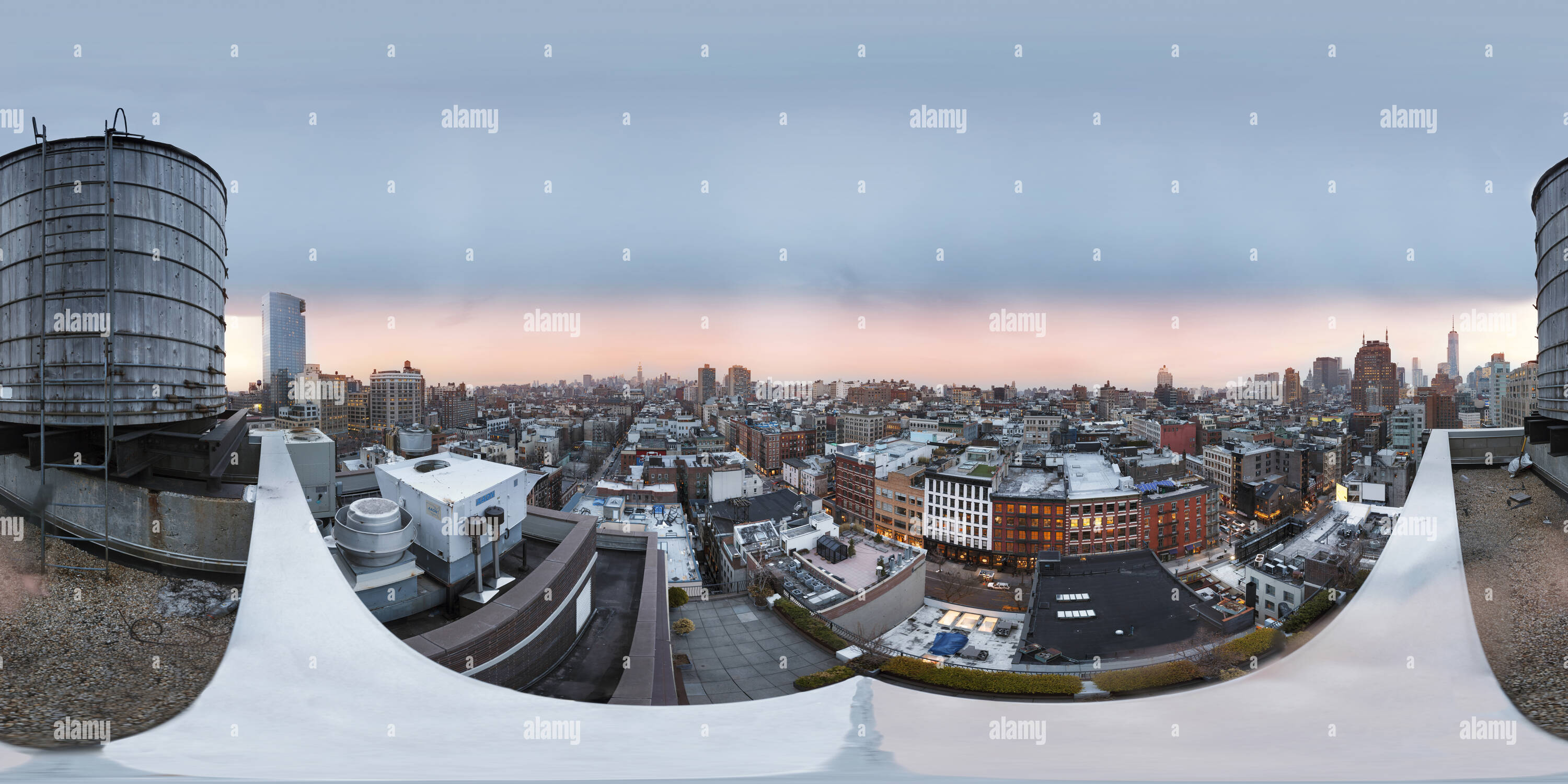 360° view of soho. new york - Alamy