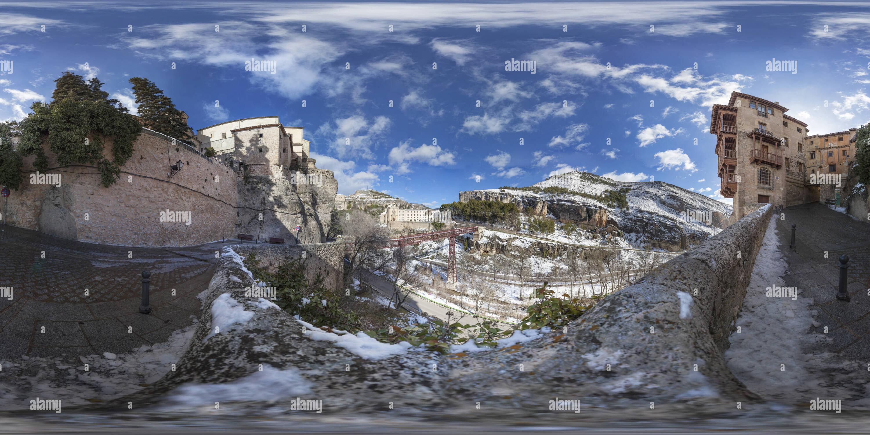 360° view of san pablo bridge and san pablo monastery from casas ...