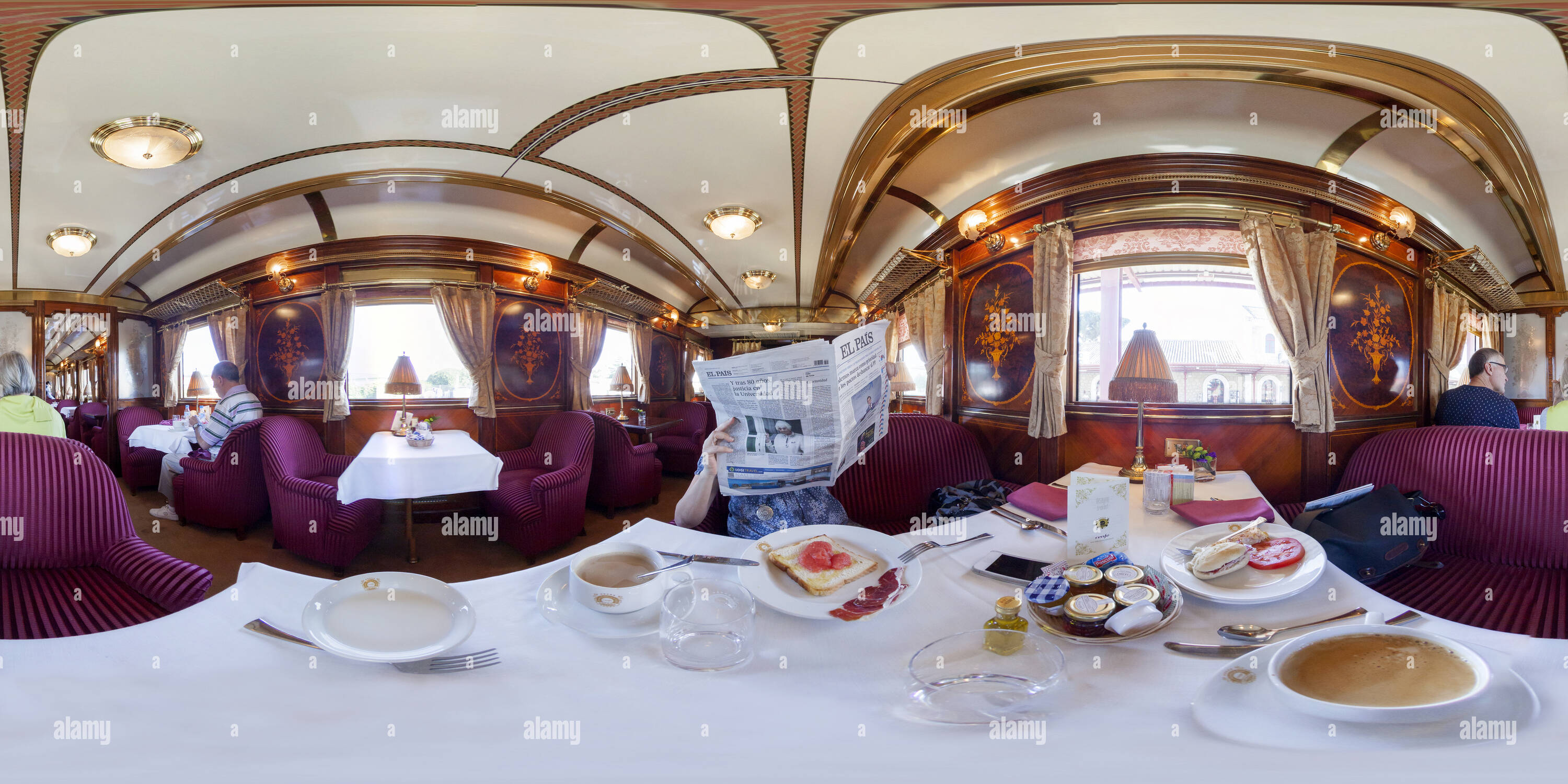 360° view of al andalus luxury train3. andalusia. spain - Alamy