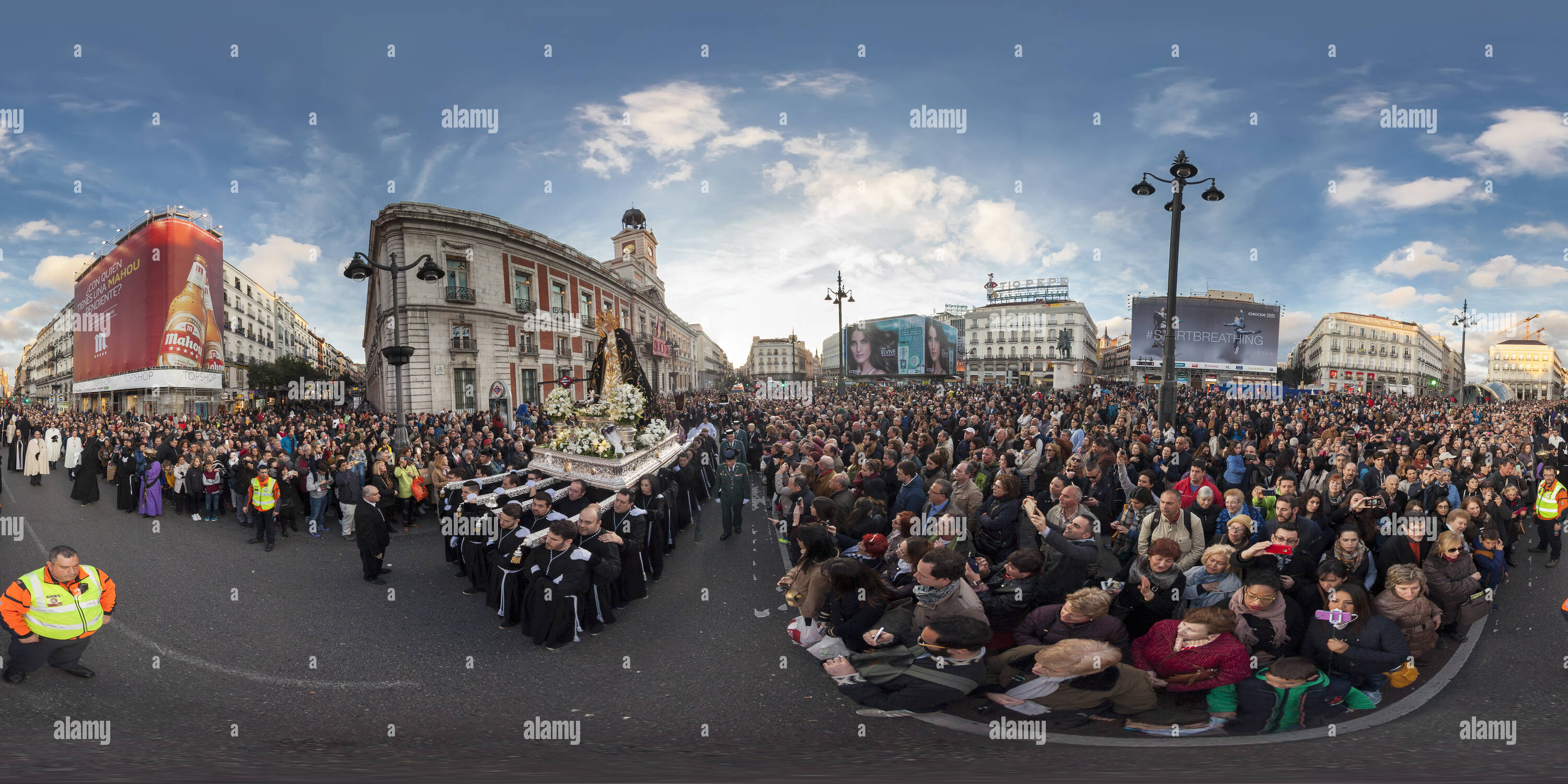 360° view of Easter Holy Week4. Madrid. Spain - Alamy