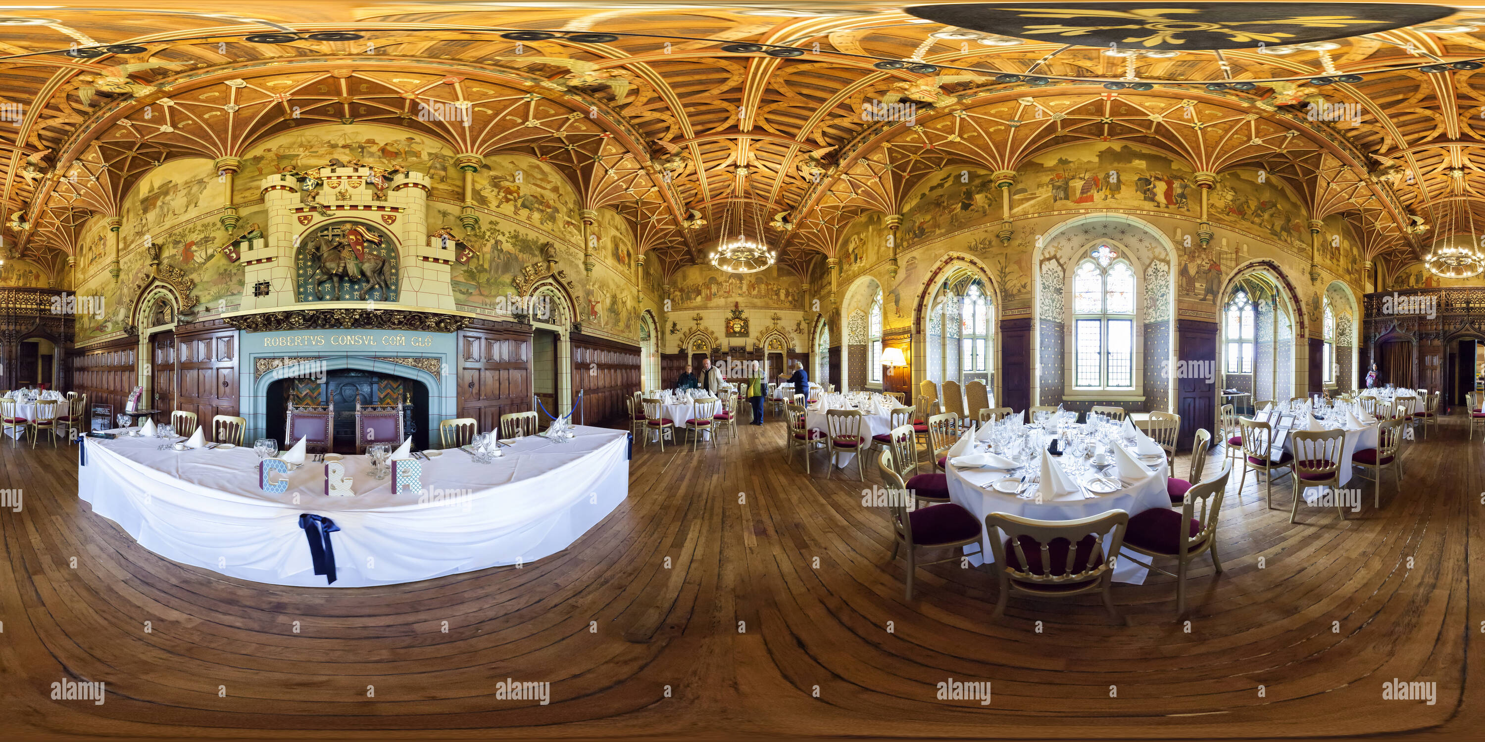Cardiff castle banqueting hall hi-res stock photography and images - Alamy