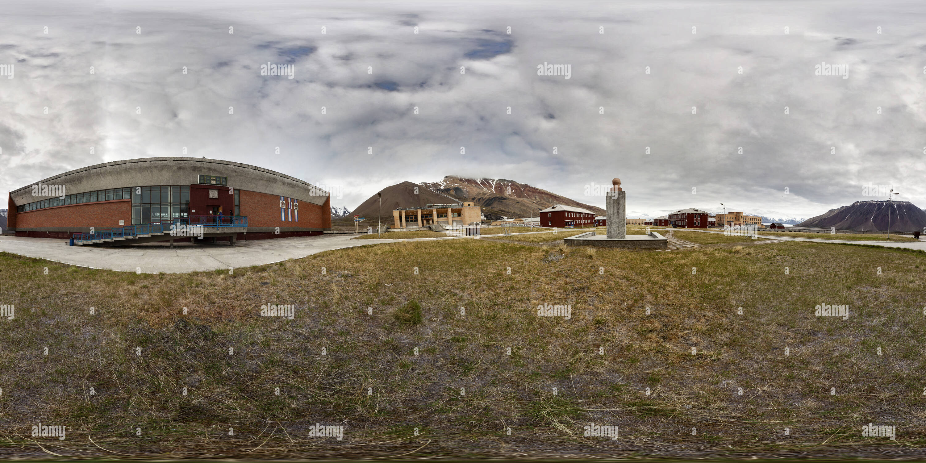 360° view of Pyramiden1. Svalbard. Norway - Alamy