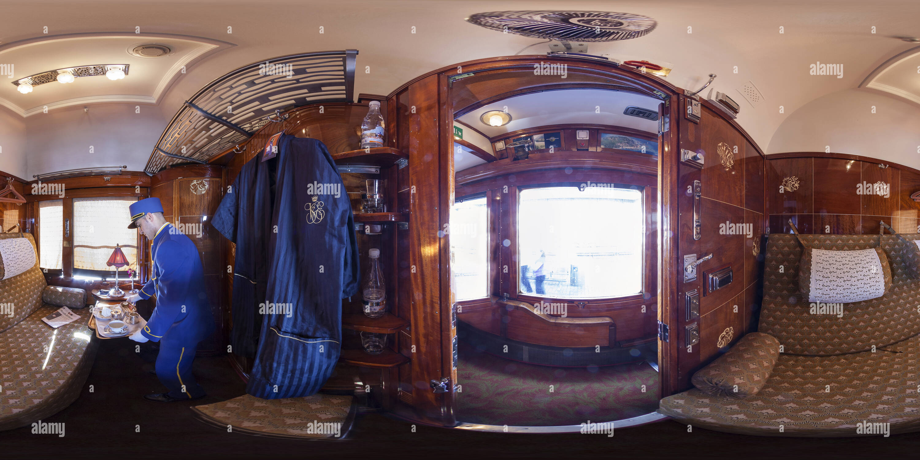 360° view of orient express luxury train. italy - Alamy