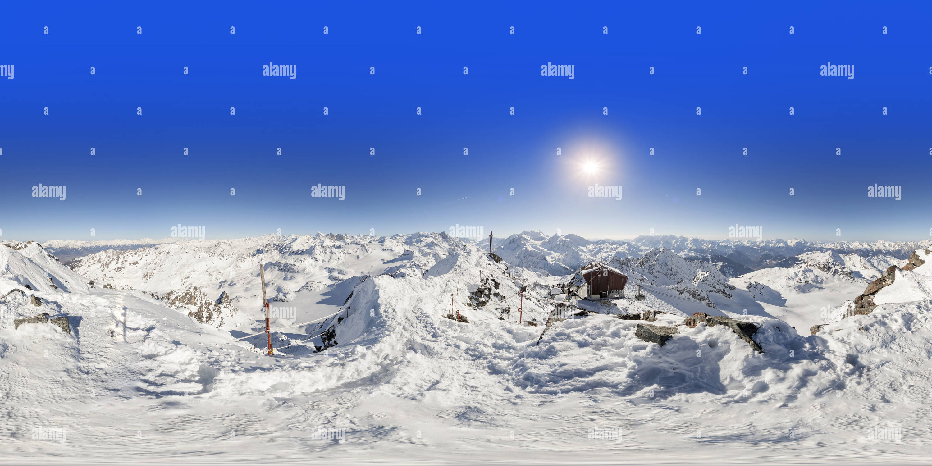 360° view of Mont Fort1. Verbier. Switzerland - Alamy
