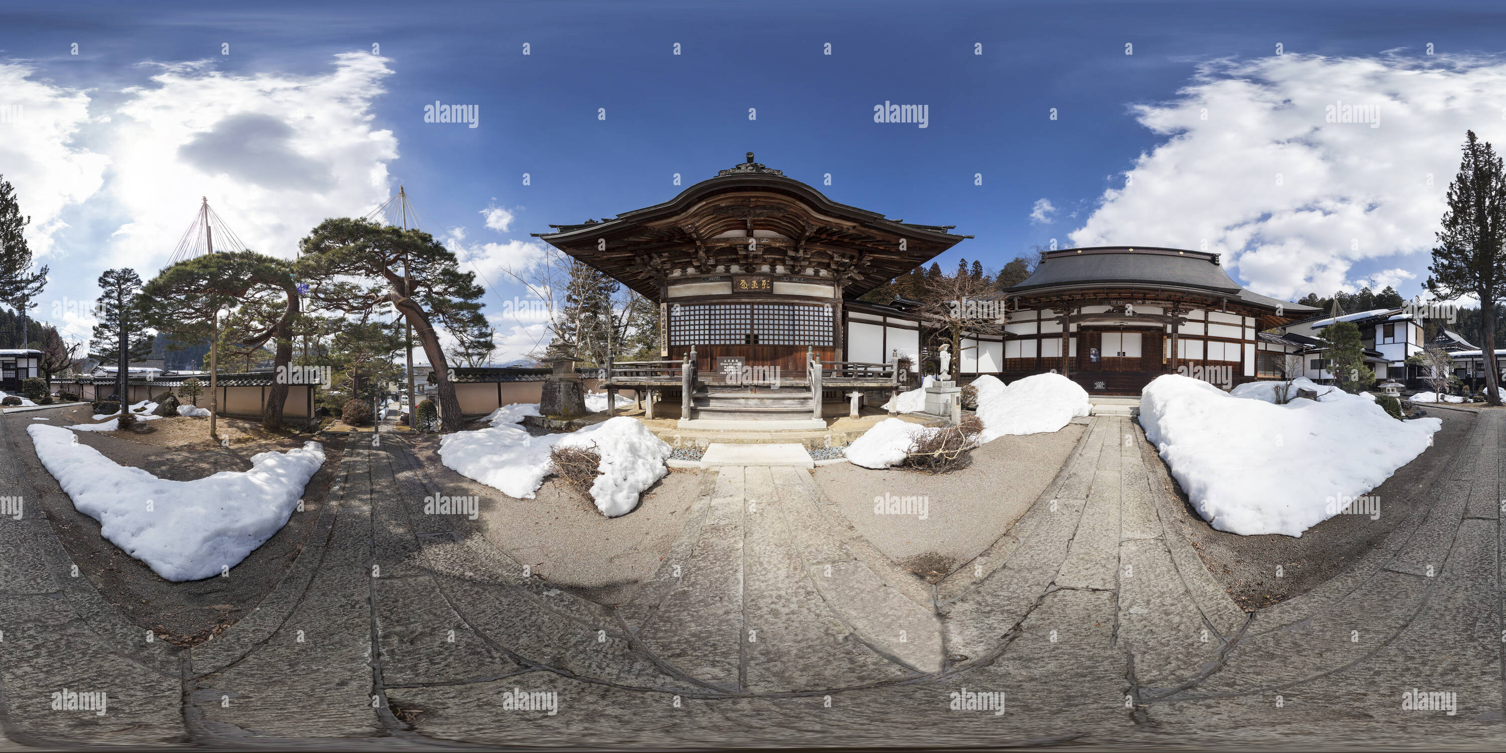 360° view of Zenno-ji Higashiyama temple. Takayama. Japan - Alamy