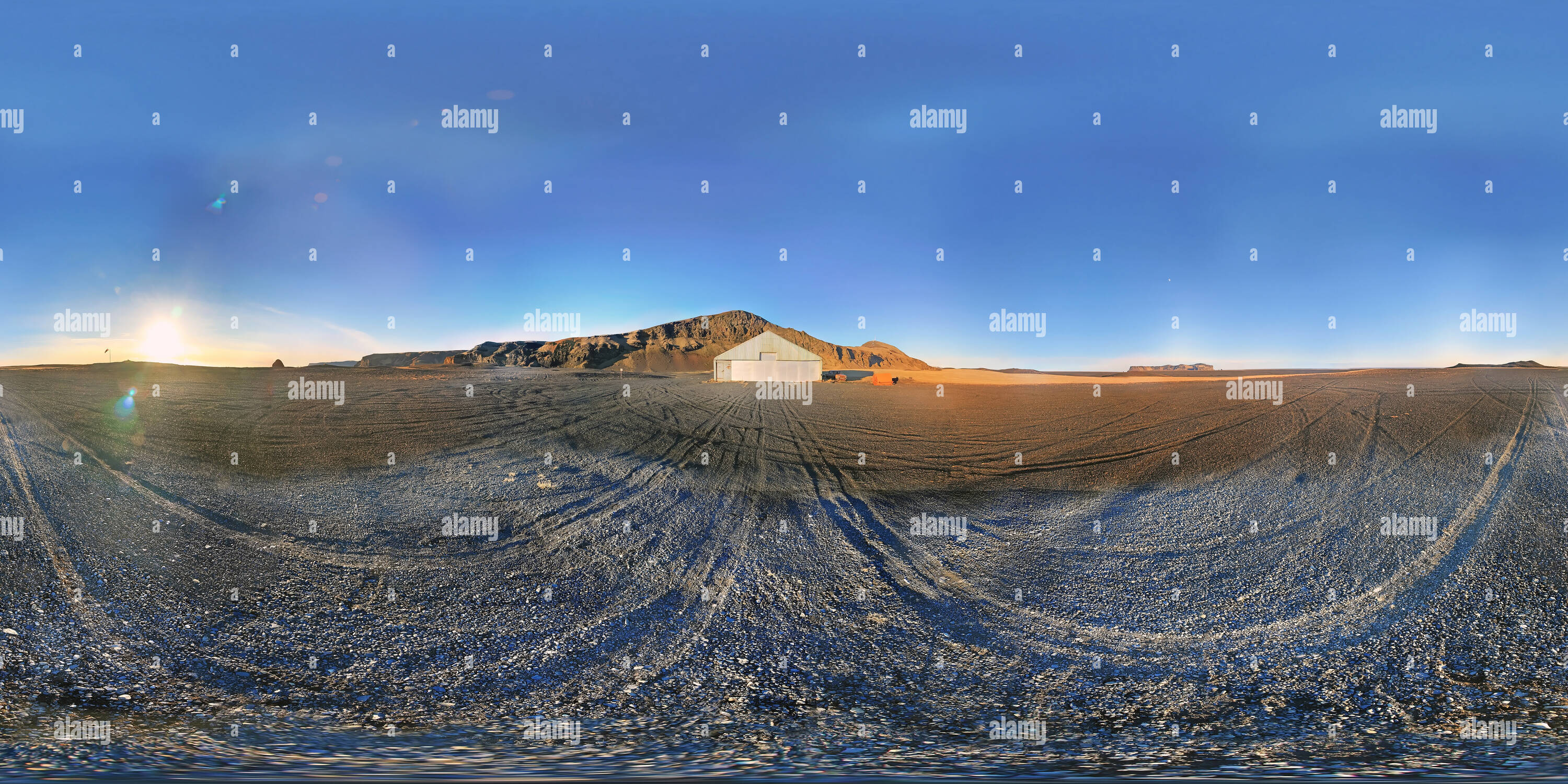 360° view of Deserted farm in Suðurland - Alamy