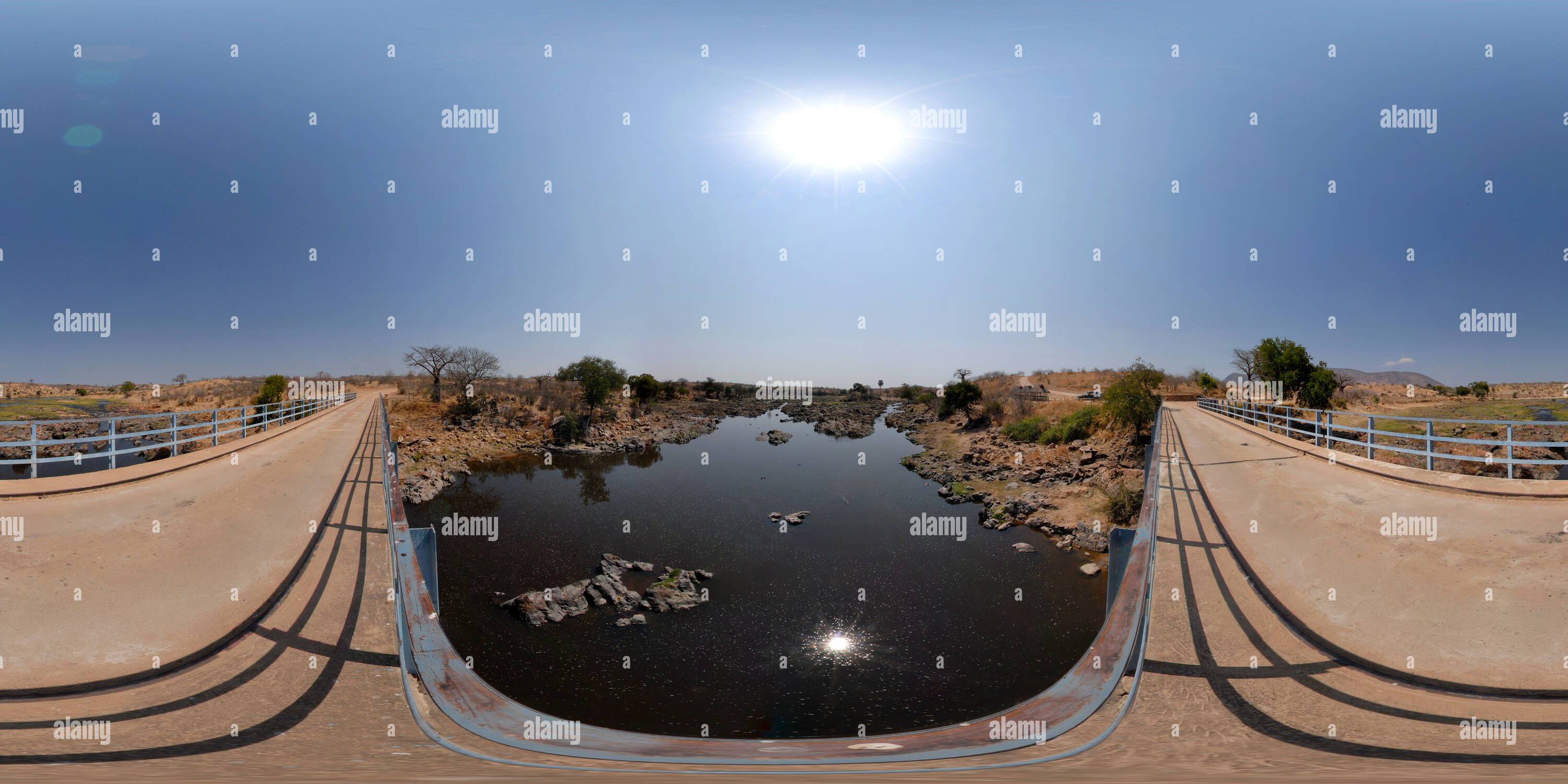 360° view of Ruaha River, Tanzania - Alamy