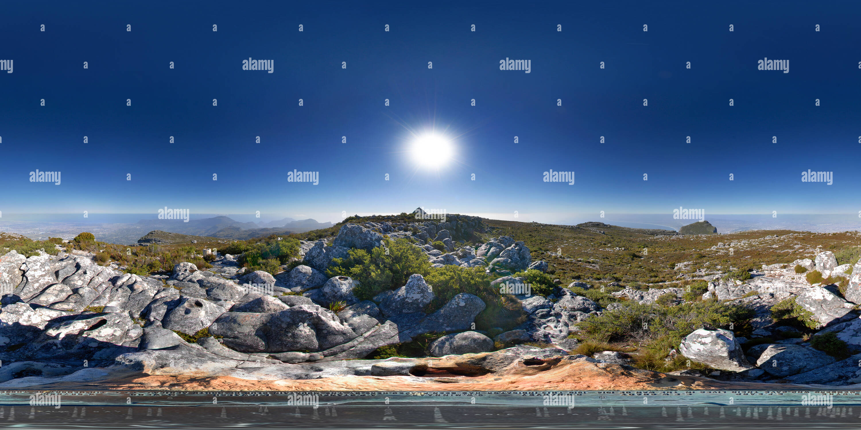 360° view of Table Mountain, Cape Town - Alamy