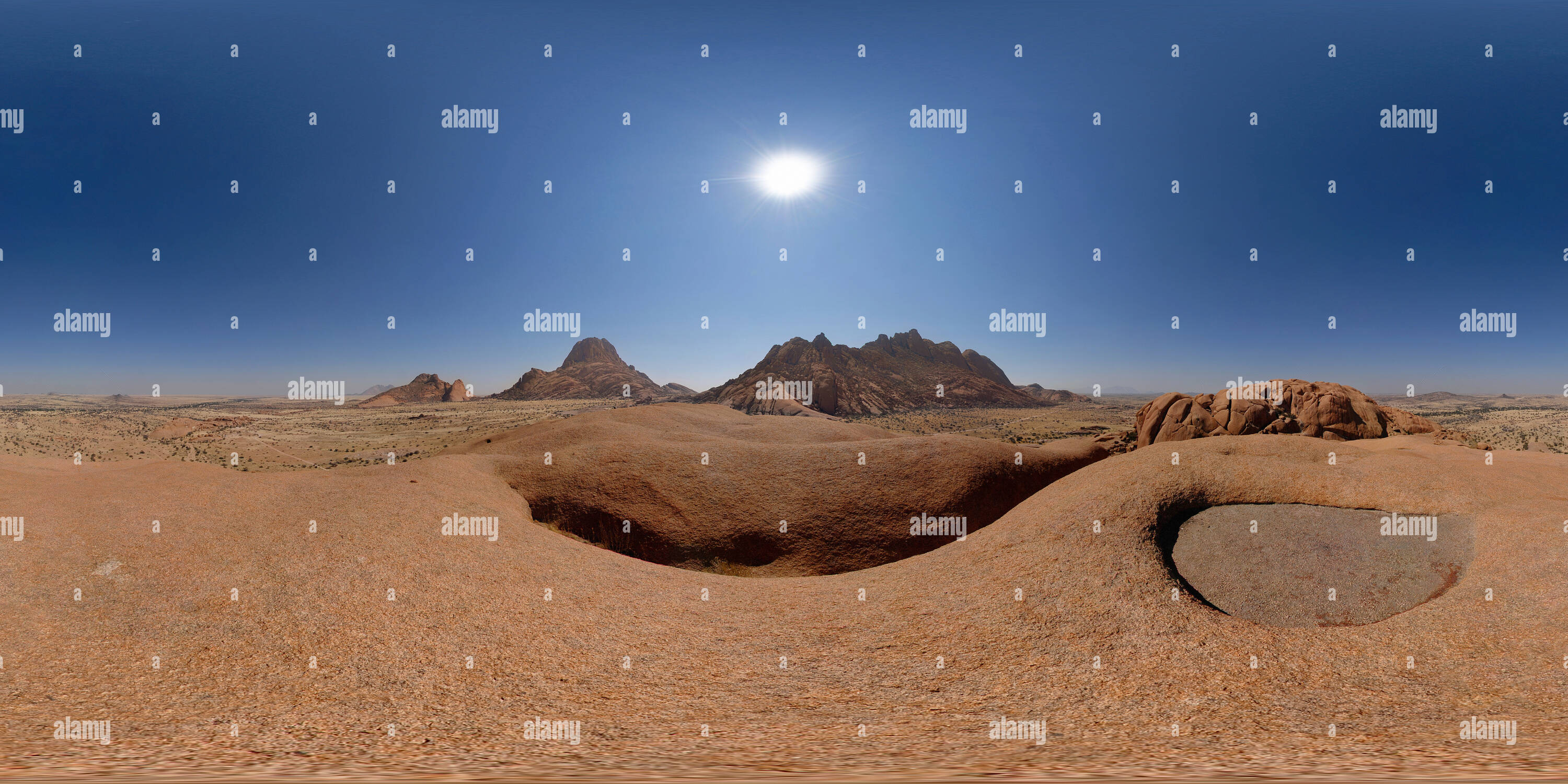 360° view of Spitzkoppe Nature Reserve, Namibia - Alamy