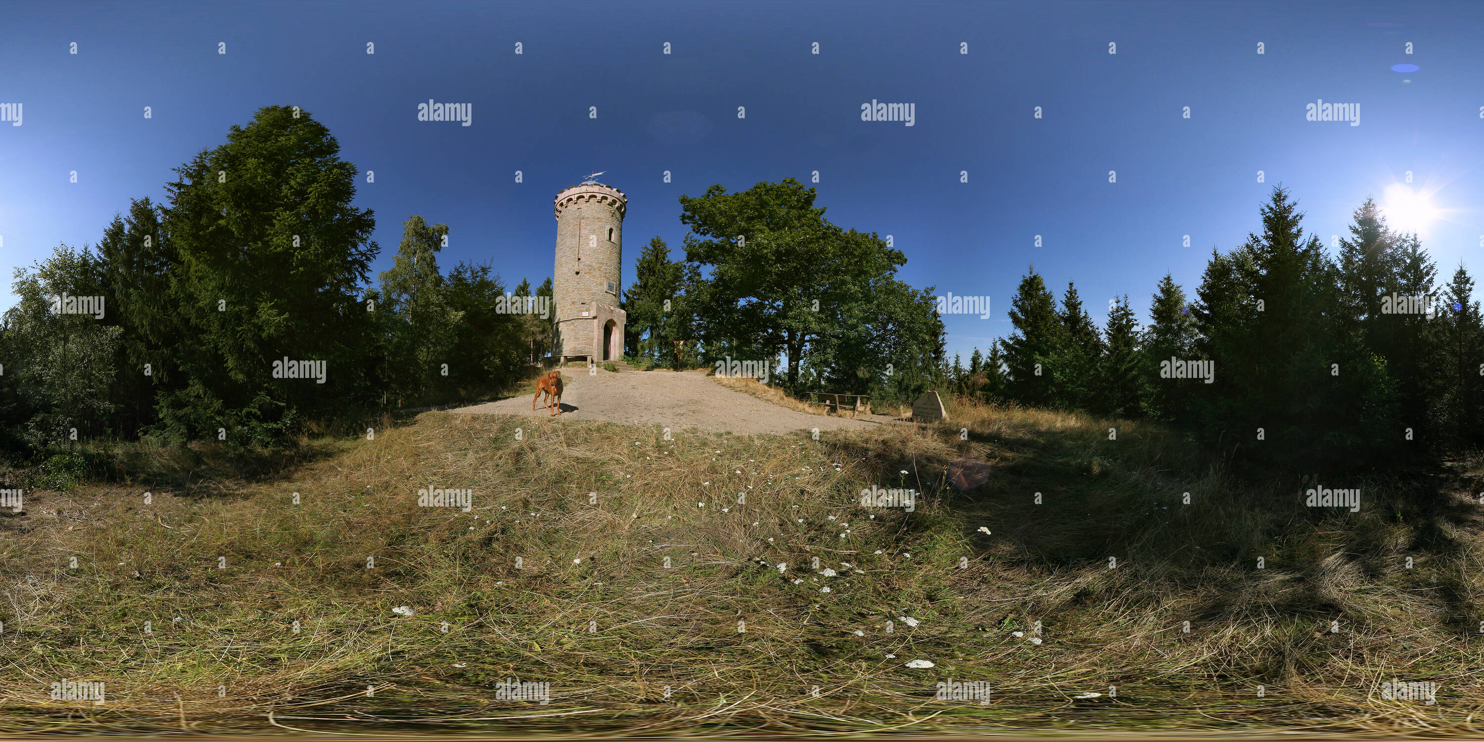 360° view of Emperor tower or Kaiser tower - Alamy