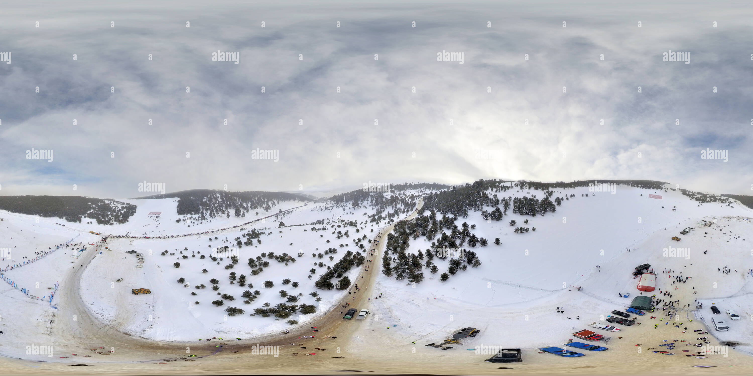 360° view of Sarıkamış Şehitlik Yürüyüşü - Alamy