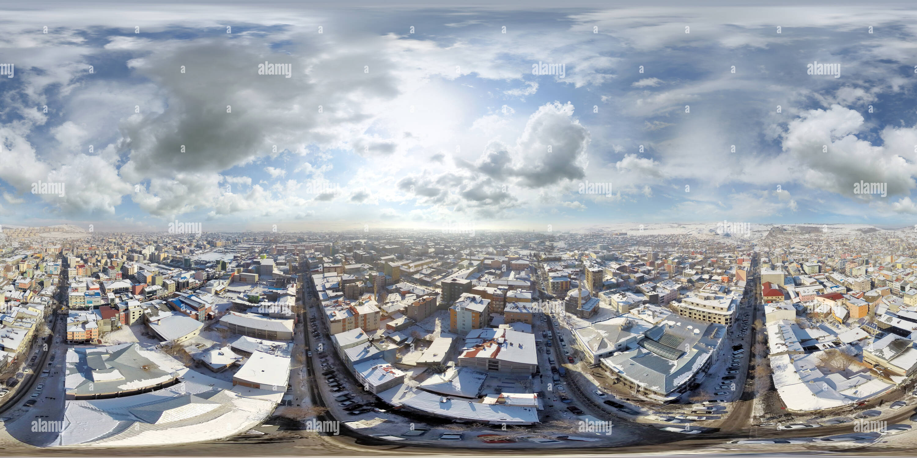 360° view of Kars Merkez Havadan Görünüm - Alamy