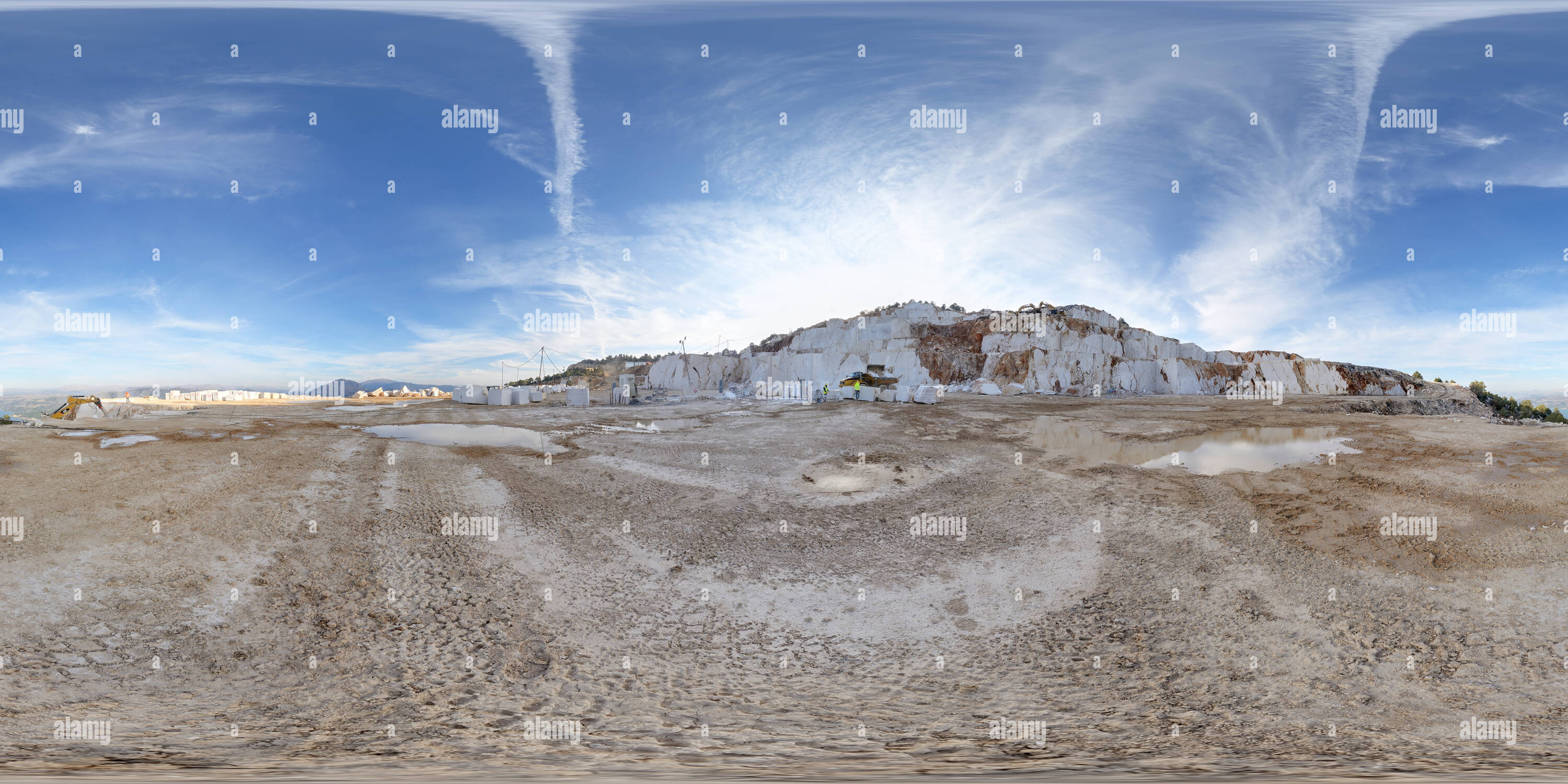 360° view of Bej Mermer / Quarry Third Phase - Alamy