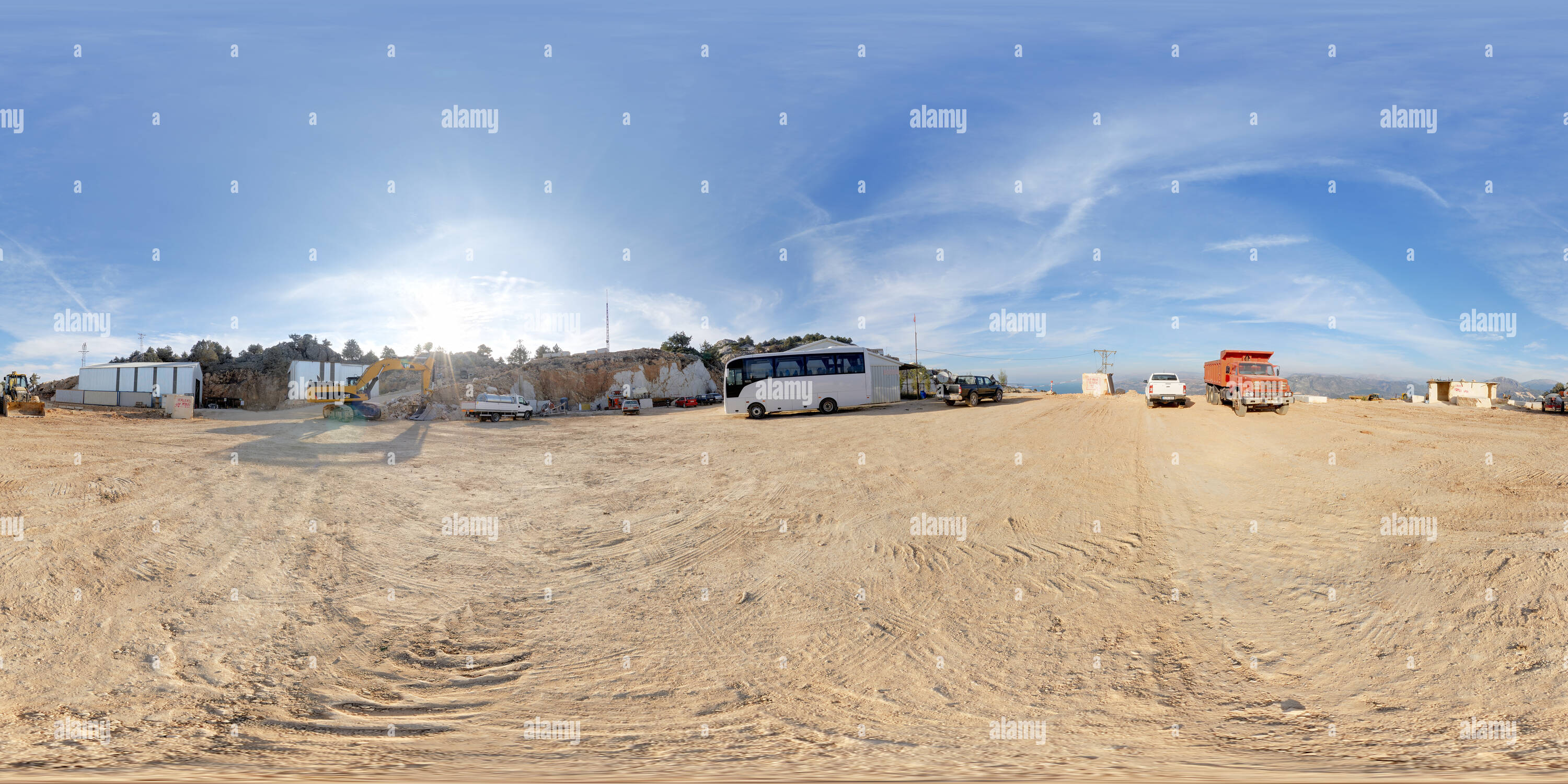 360° view of Bej Mermer / Park Area - Alamy