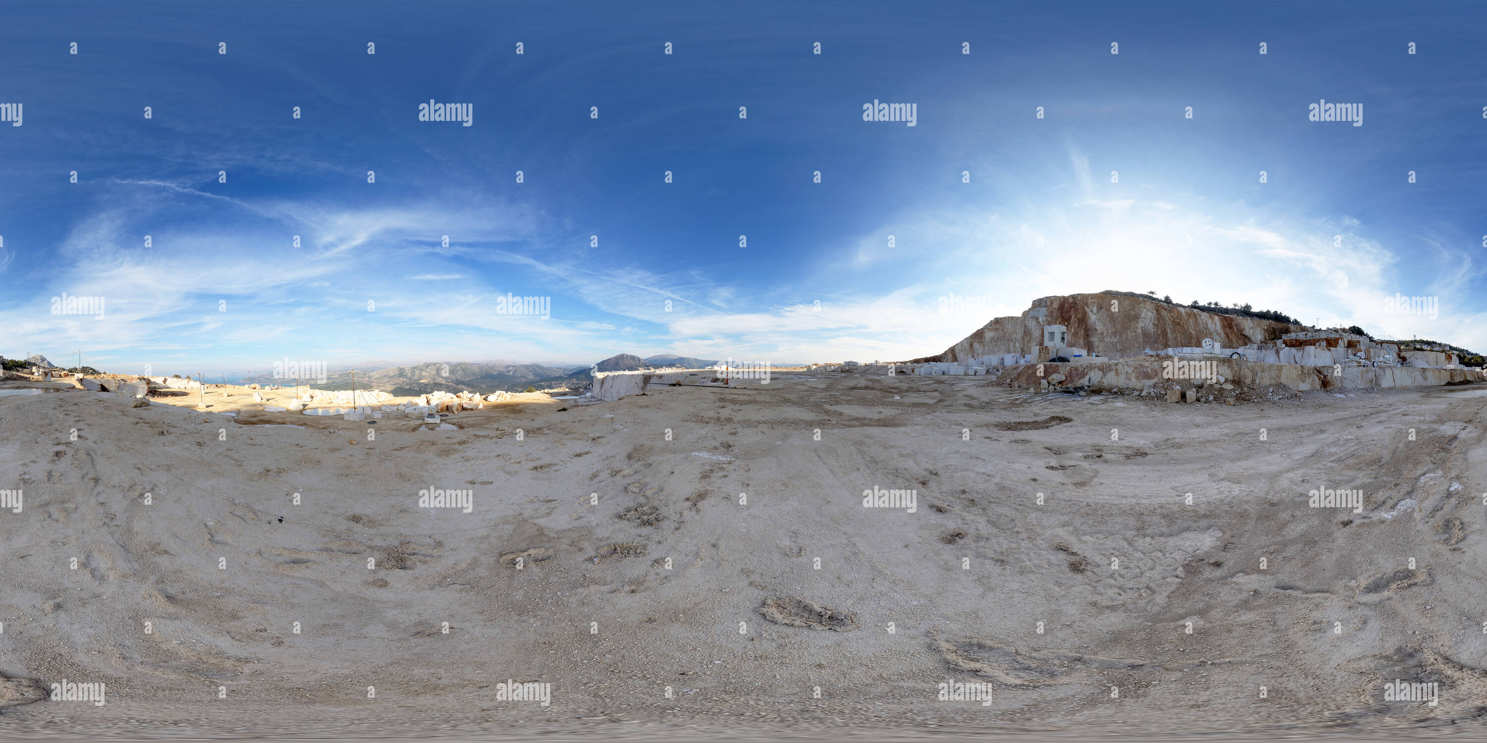 360° view of Bej Marble / Quarry 1st Phase - Alamy