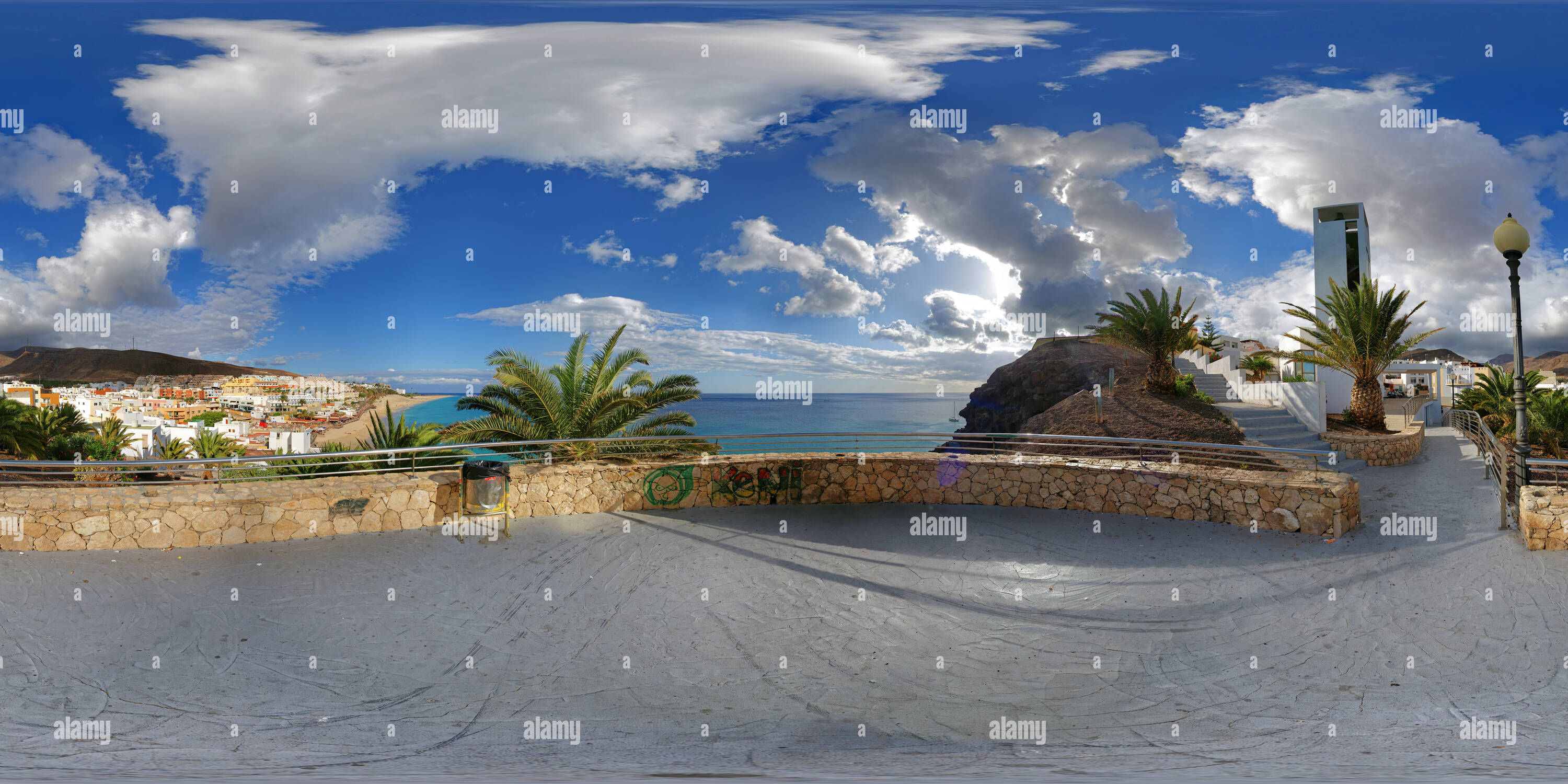 360° view of Fuerteventura 05 - Morro Jable Outlook - Alamy