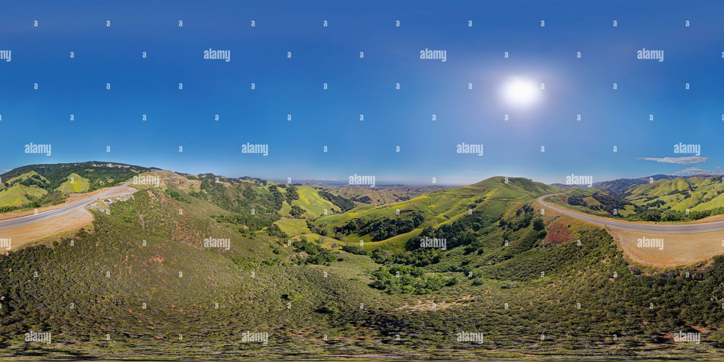 360° view of Green Valley Overlook Areal - Alamy