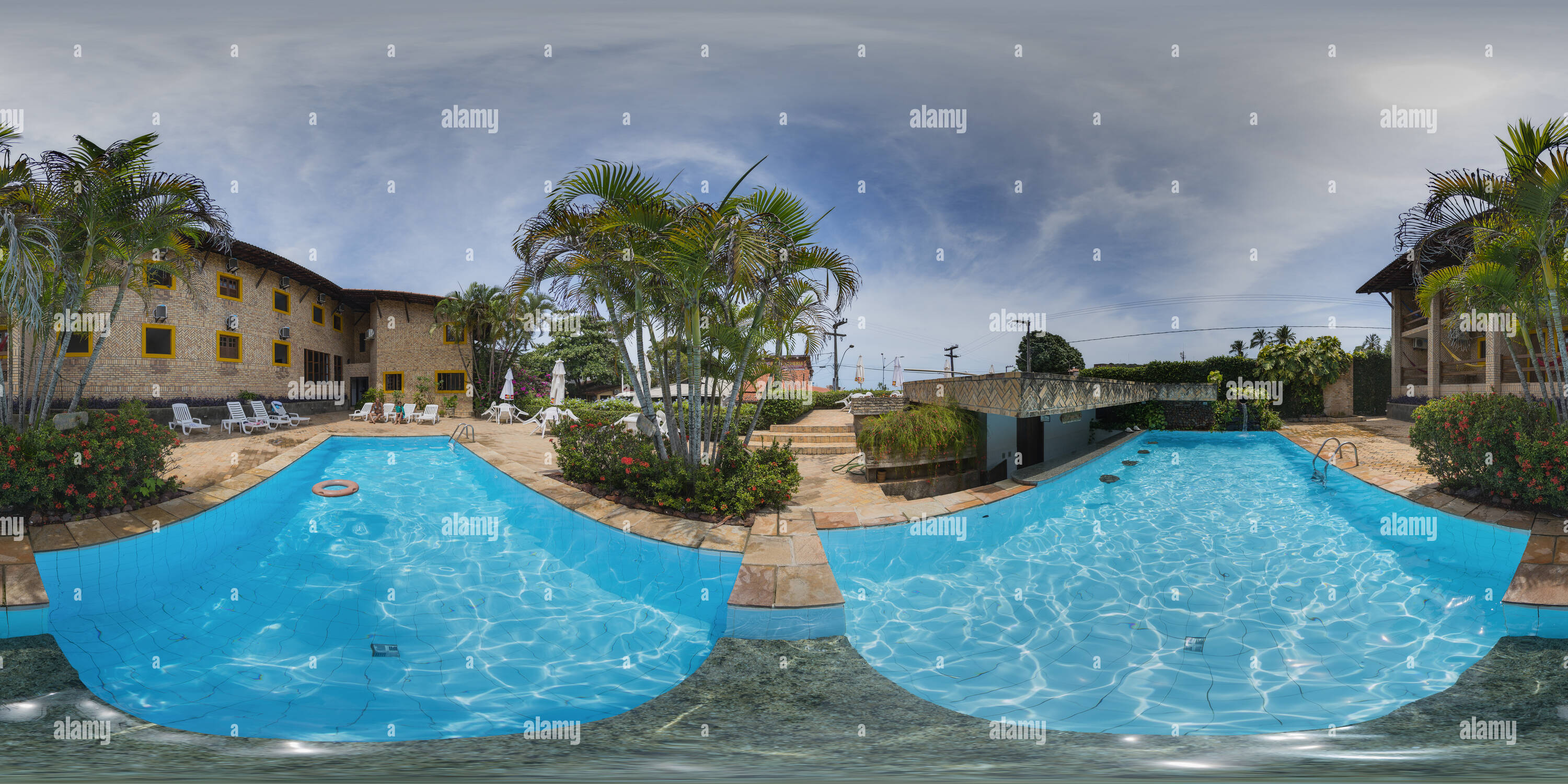 360° view of Swimming-pool at Pipa - Alamy