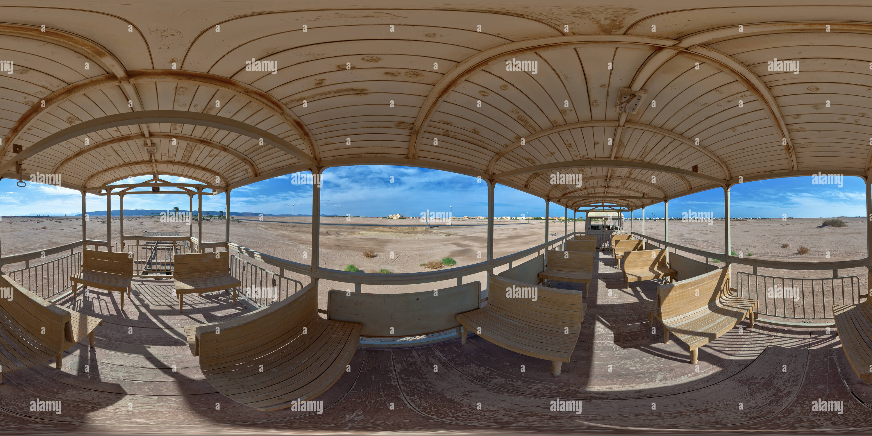 360° view of In the lost train - Alamy