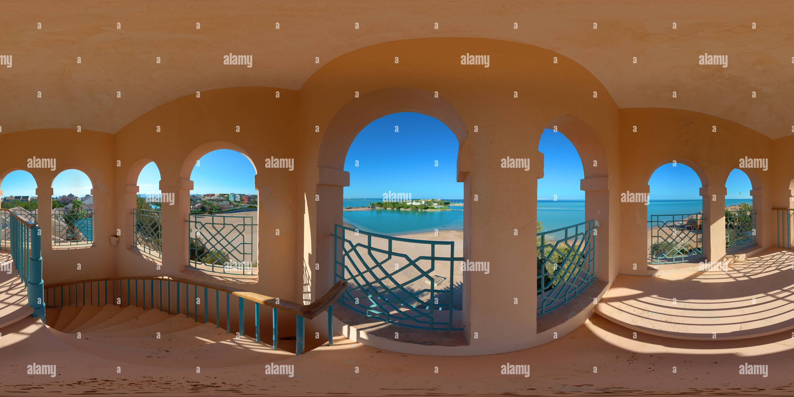360° view of In the tower - Alamy