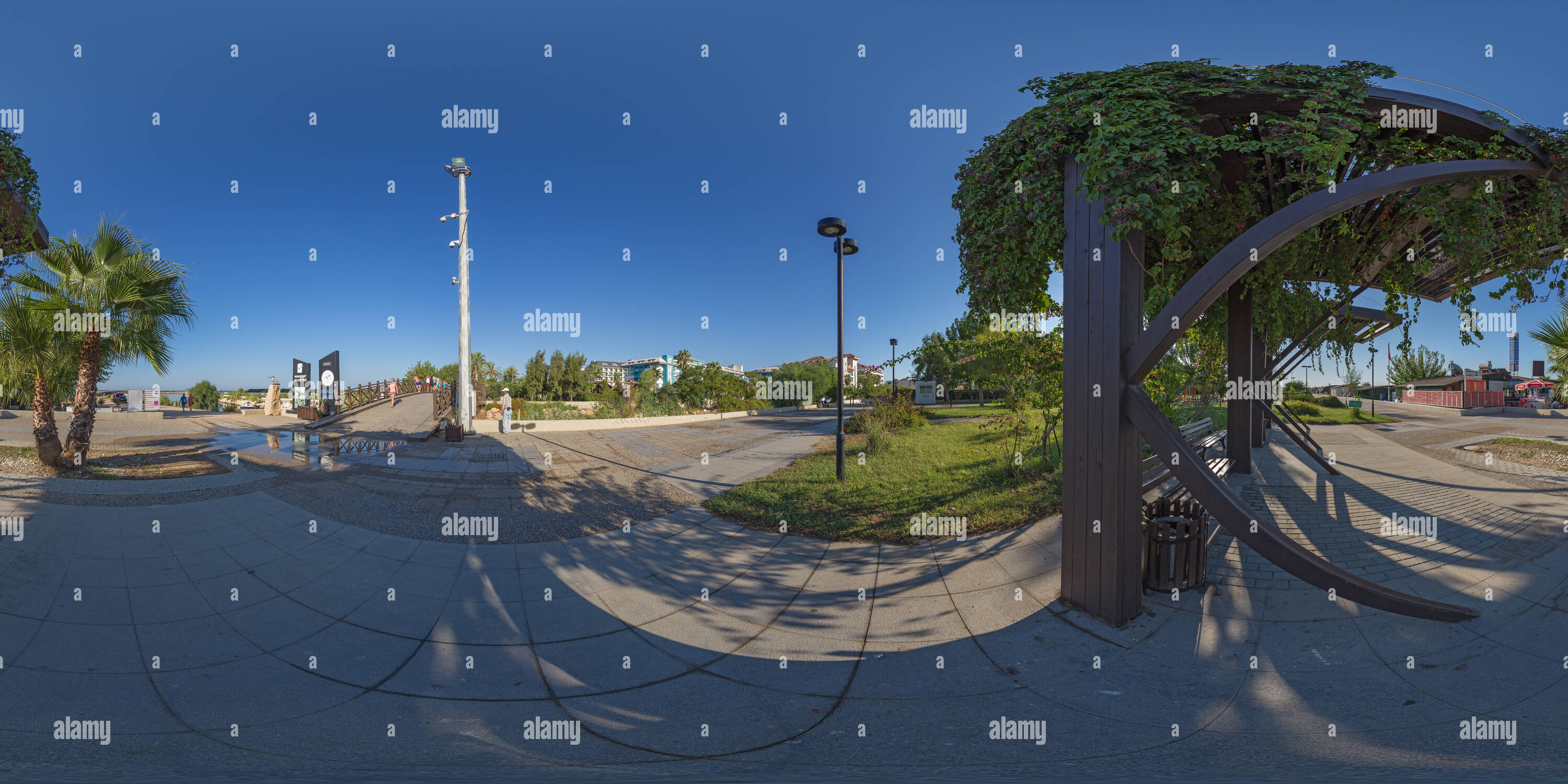 360° view of Bridge Evren Beach - Alamy