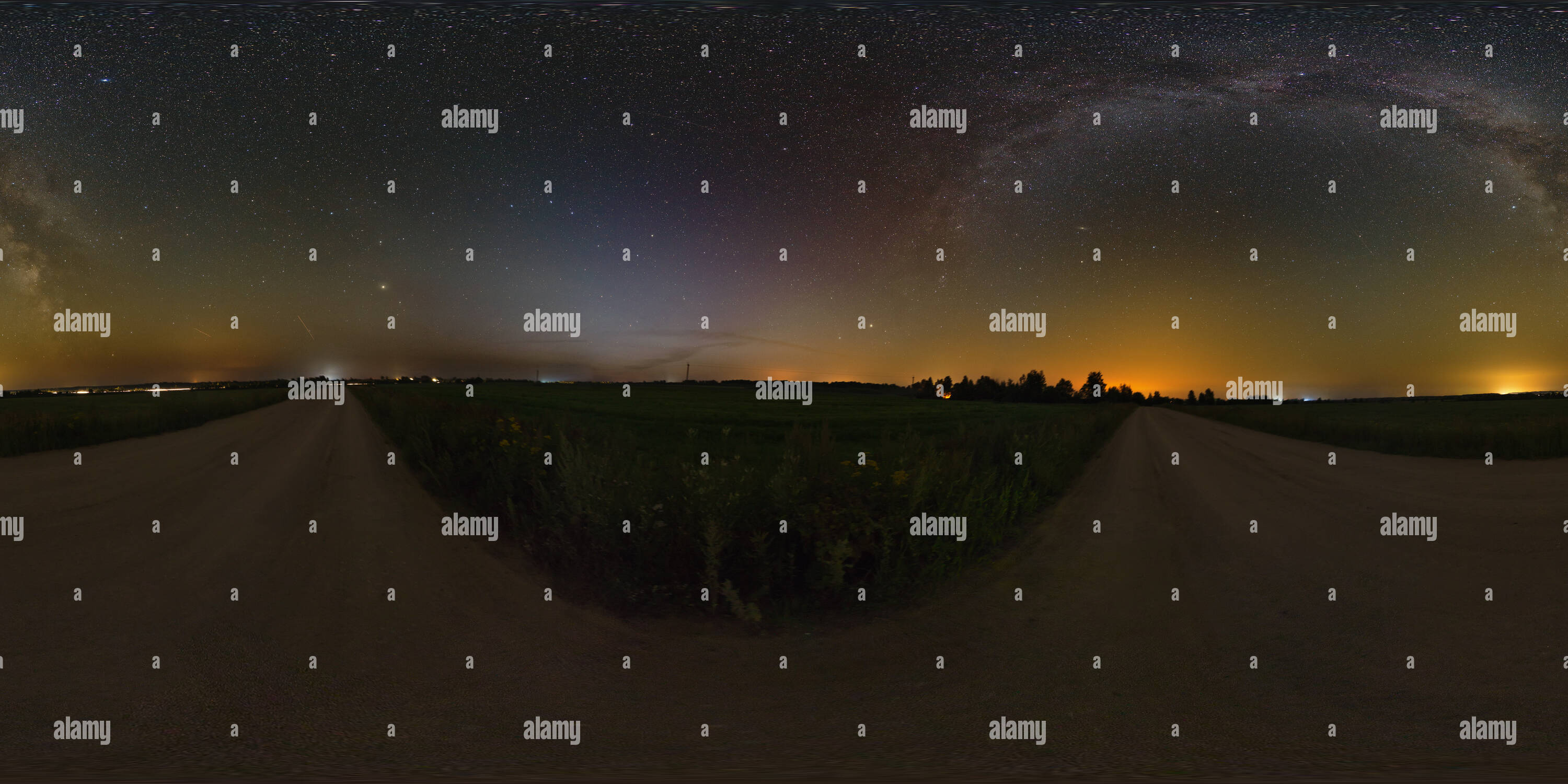 Pano stars night milky way hi-res stock photography and images - Alamy