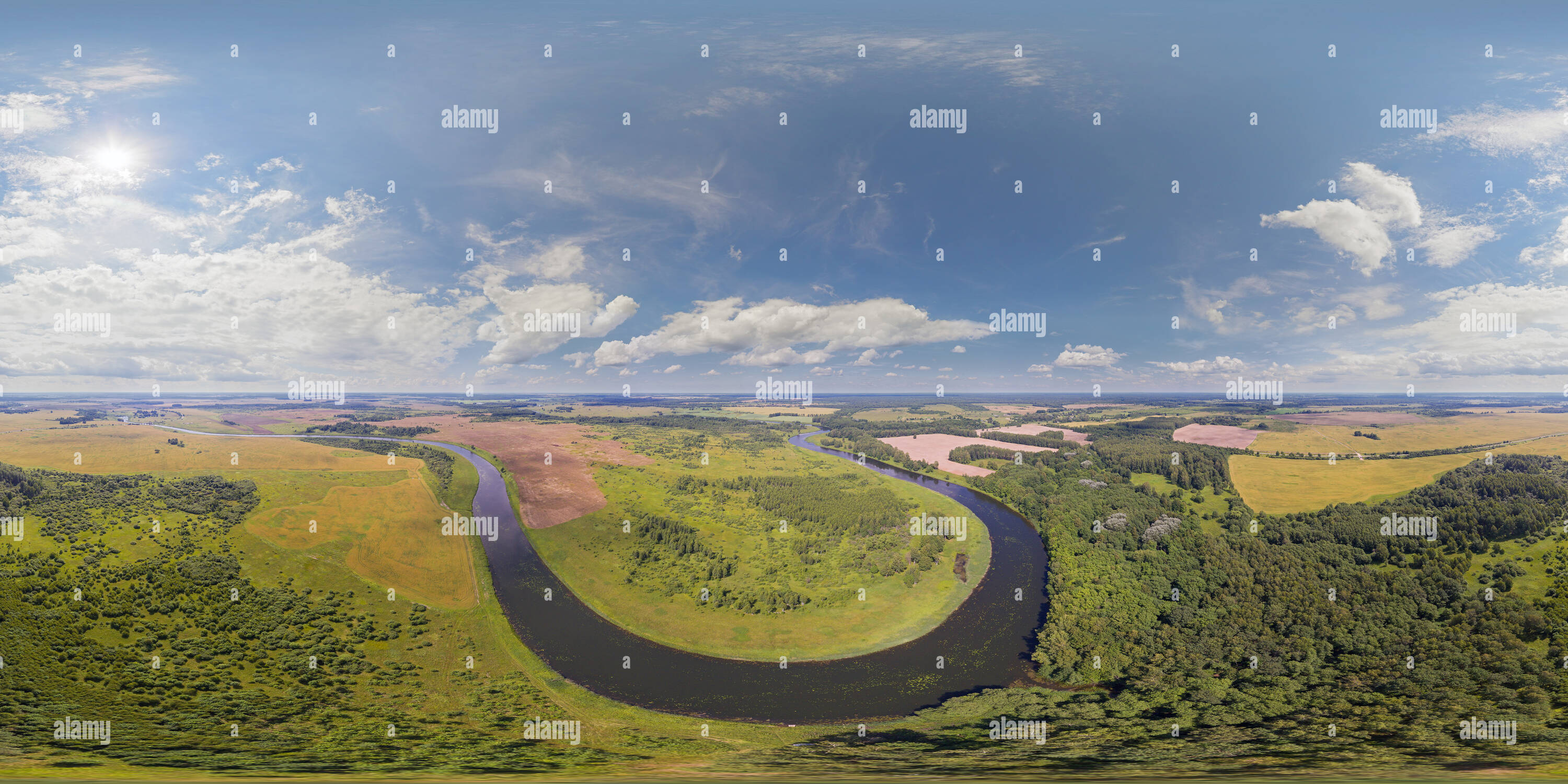 360° view of the river kasnya 1 - Alamy
