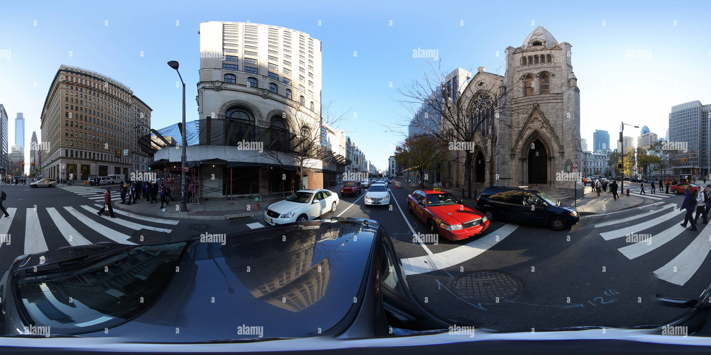 360° view of Broad and Arch - Alamy