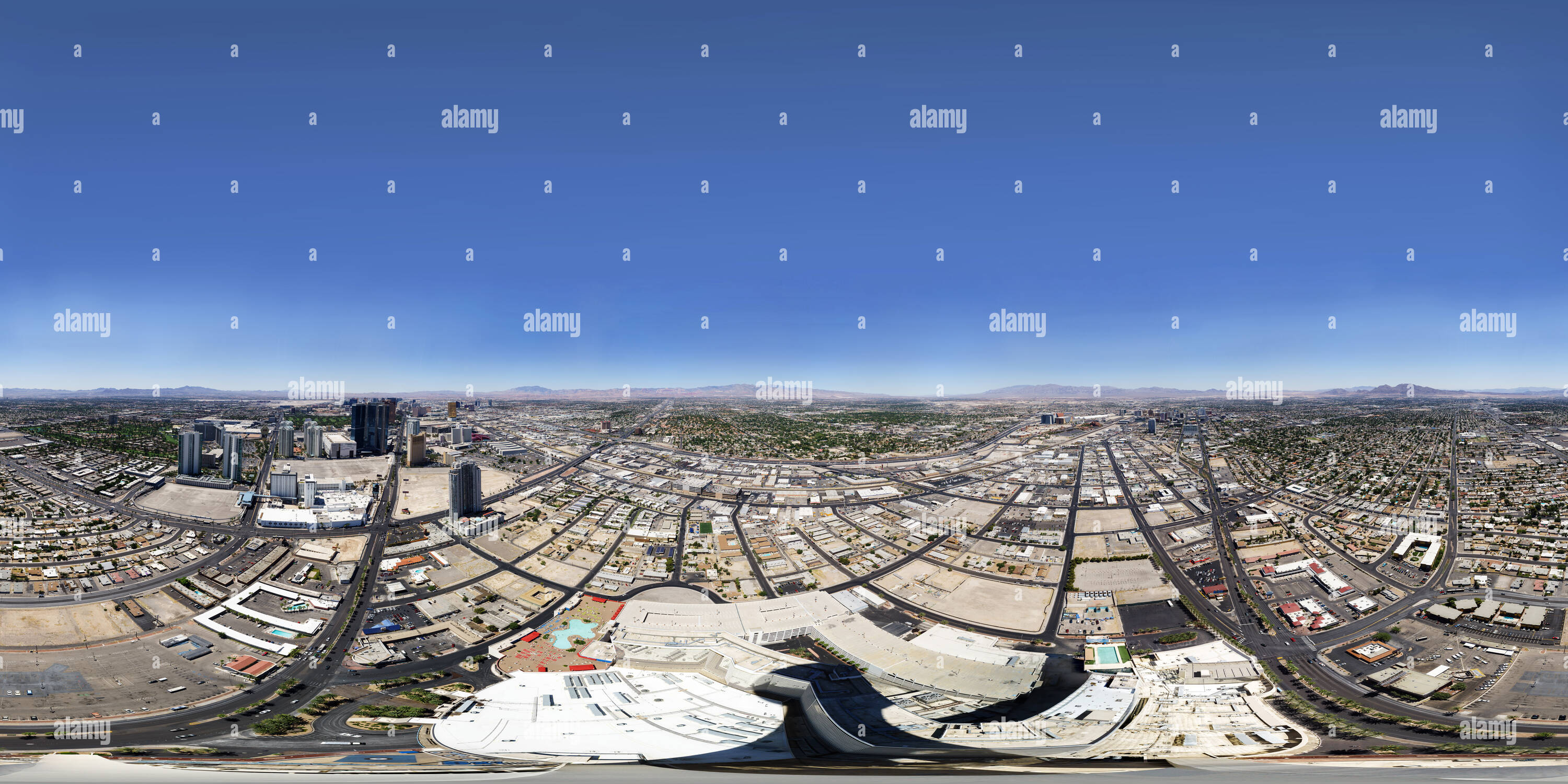 360° view of Las Vegas from Stratosphere Tower - Alamy
