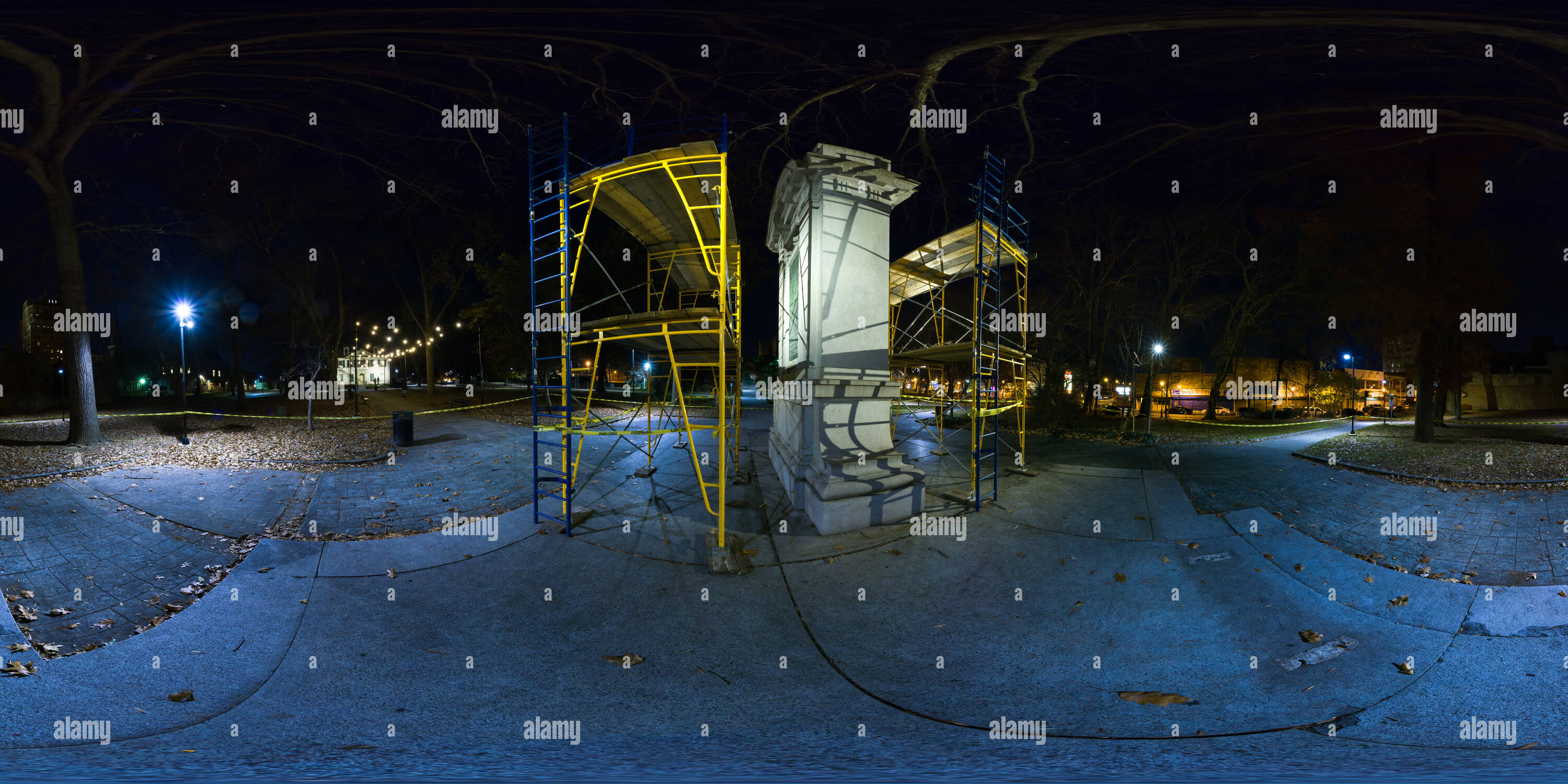 360° view of Battle Monument Re-emerging - Alamy