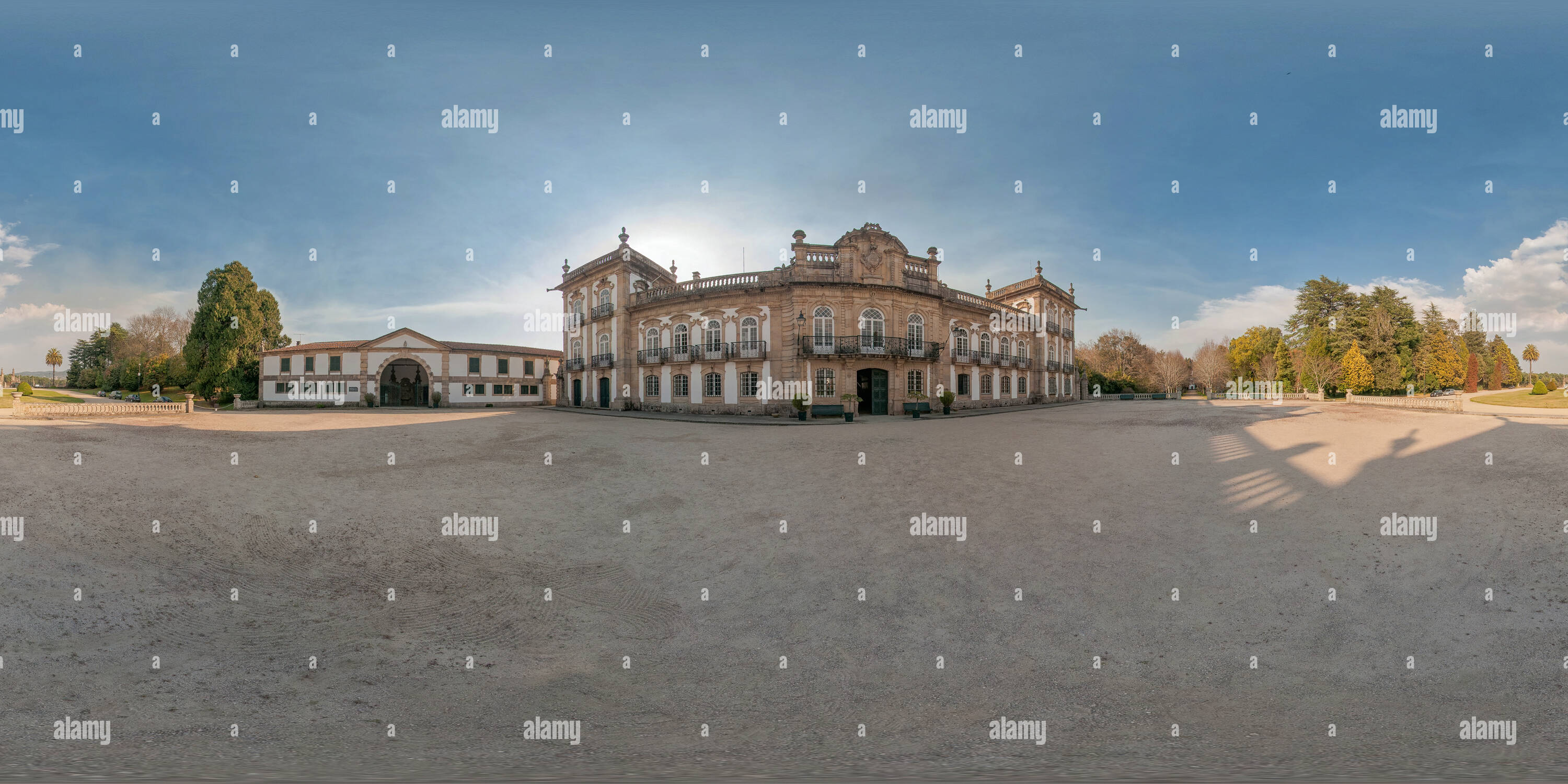 360° view of Brejoeira Palace - Moncao, Portugal - Alamy