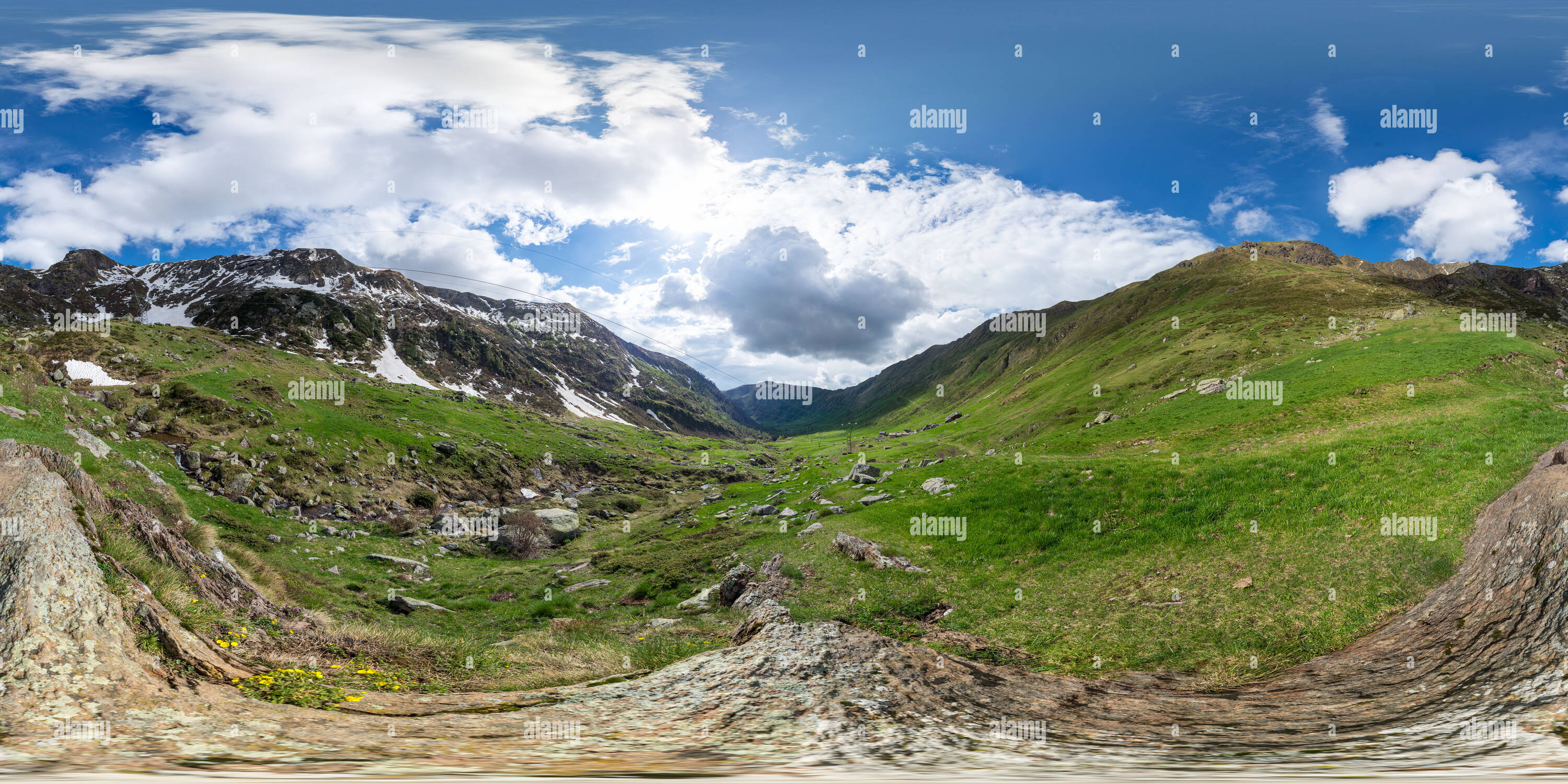 360° view of Val Biandino altavalle - Alamy