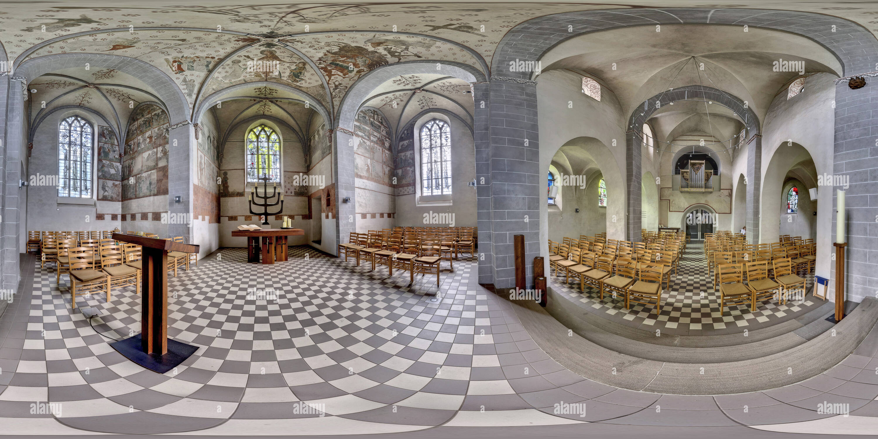 360° view of Ev Kirche Wiedenest - Alamy