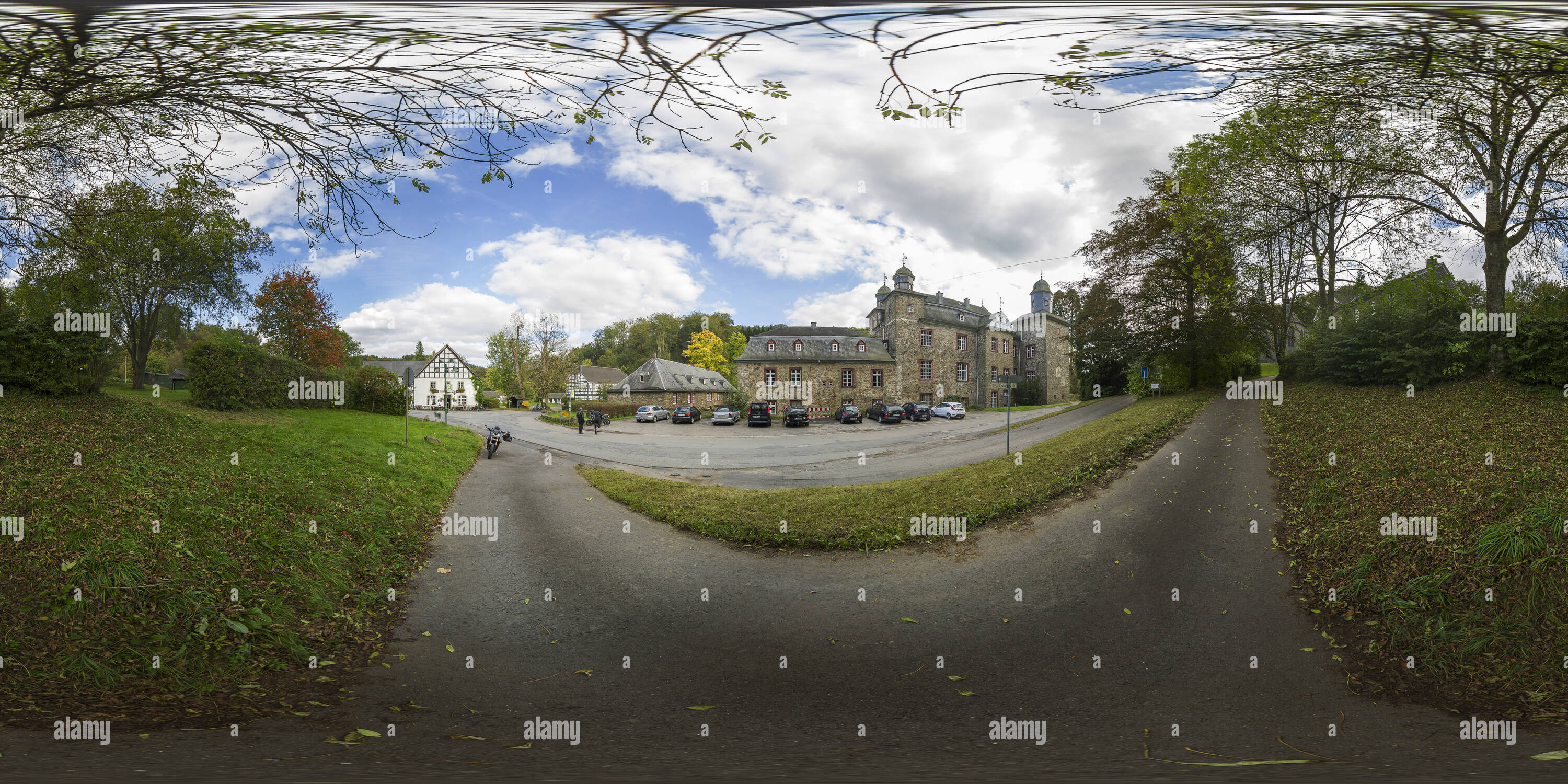360° view of Schloss Gimborn 4 - Alamy