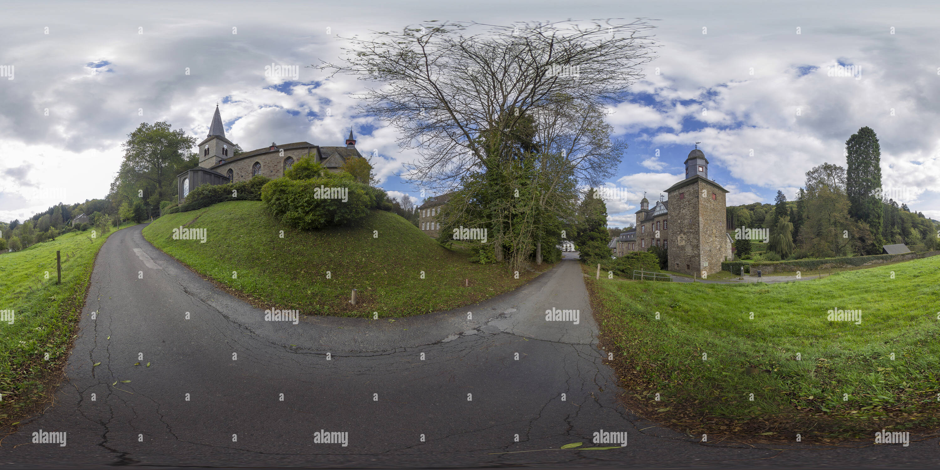 360° view of Schloss Gimborn 1 - Alamy