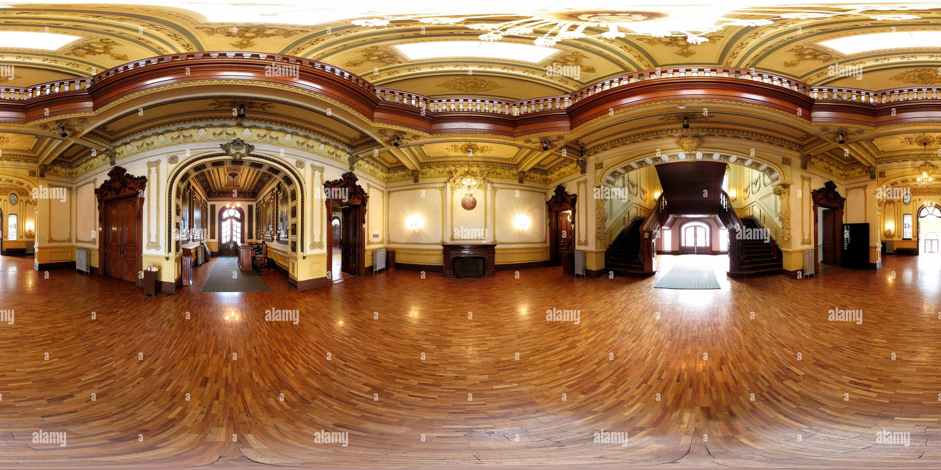 360° view of Interior de Quinta Gameros - Alamy