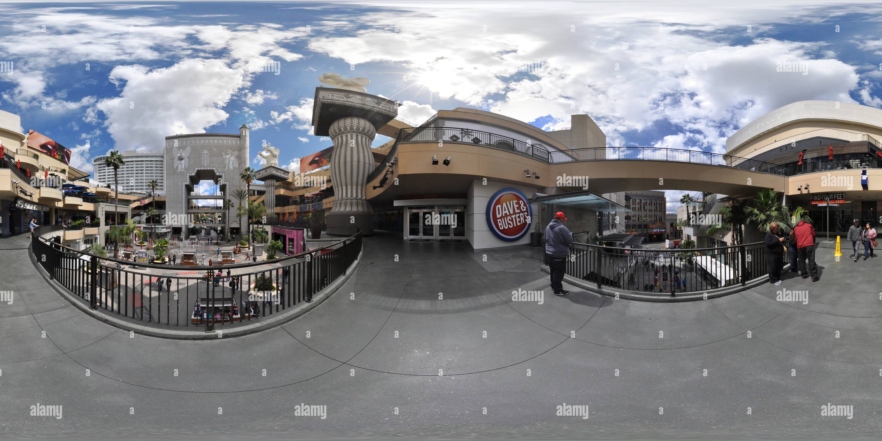 360° view of Hollywood and Highland Center, Los Angeles, California - Alamy