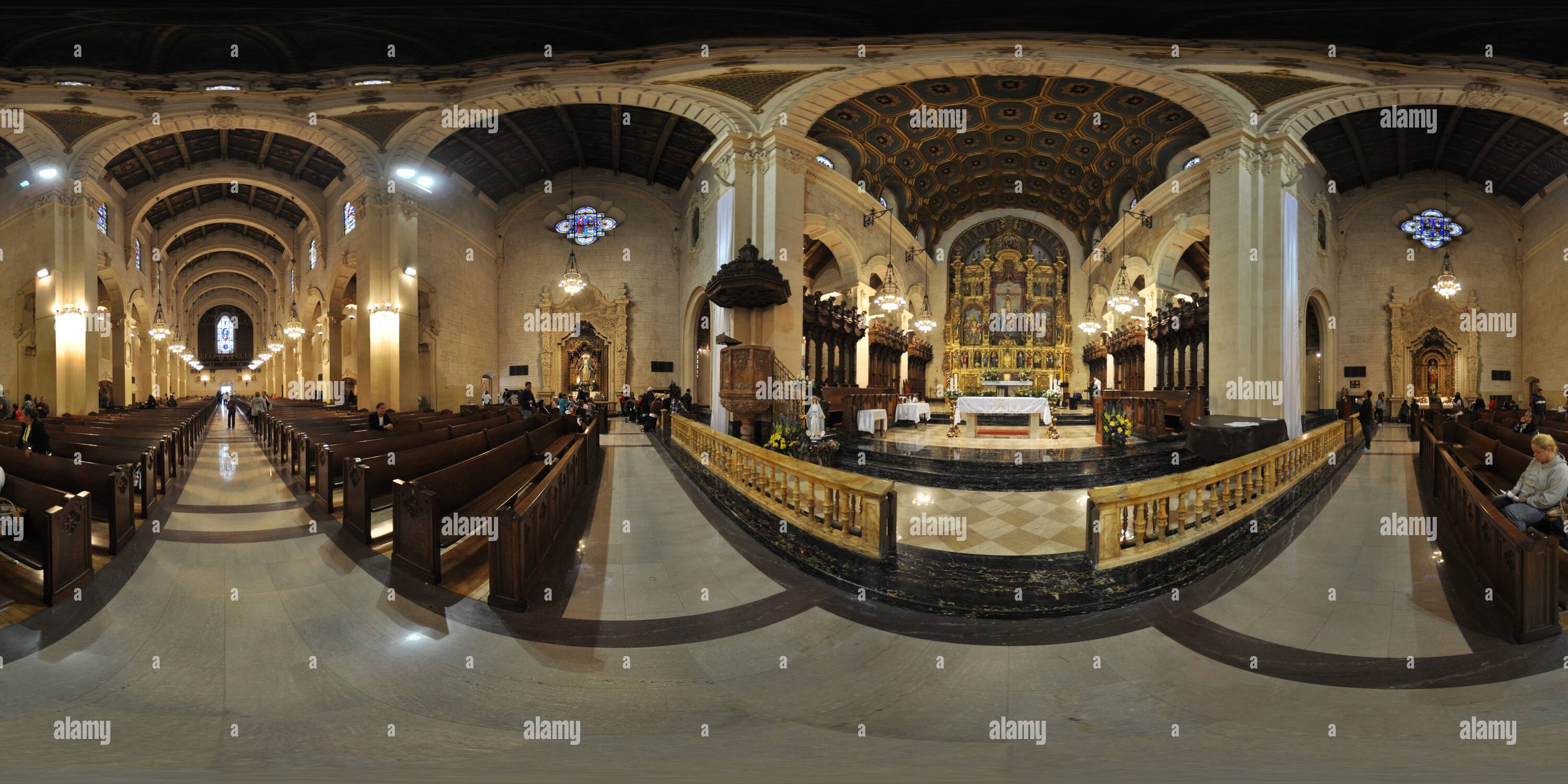 360° view of St. Vincent de Paul Church 2, Los Angeles, California - Alamy