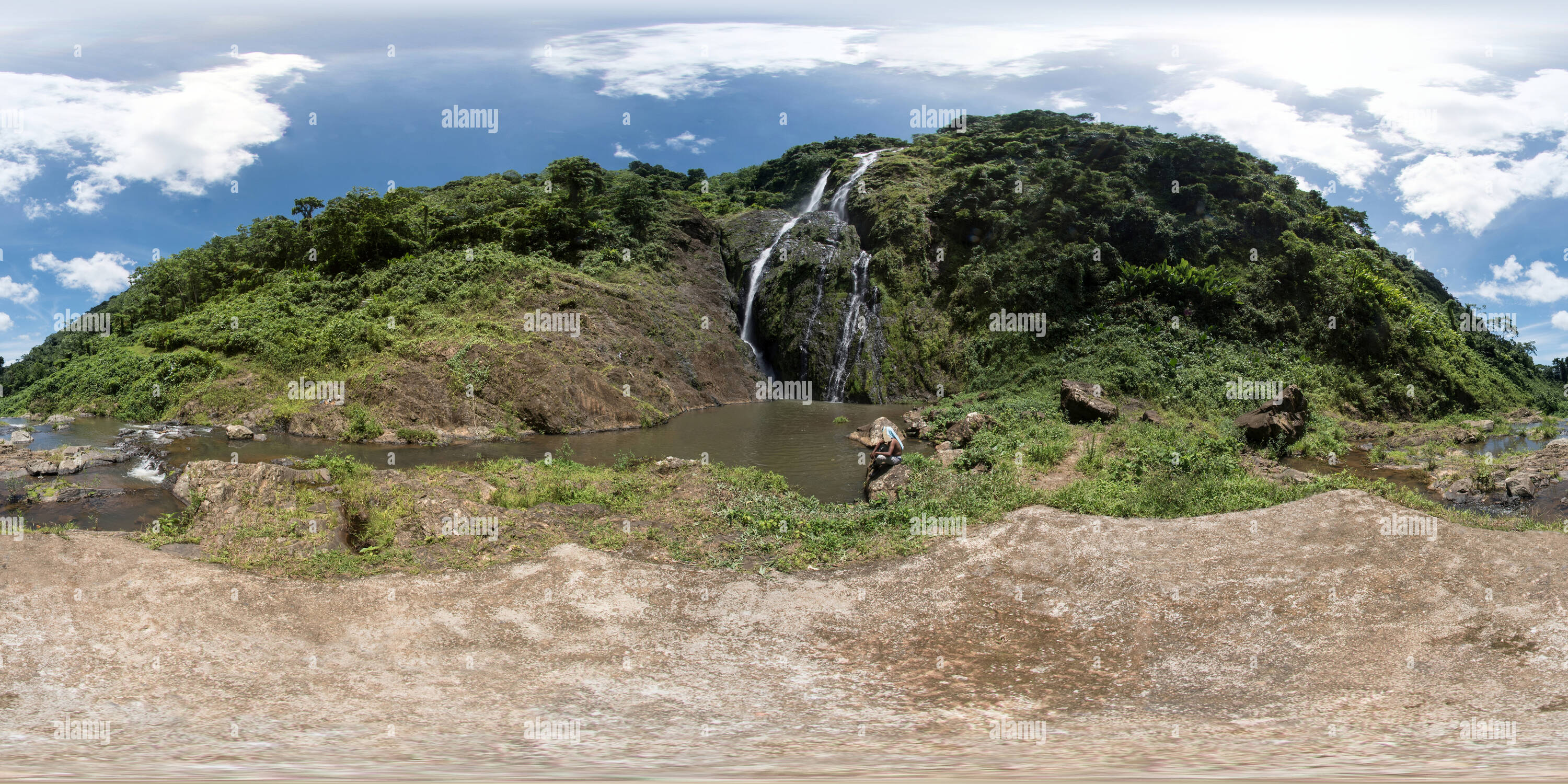 360° view of La Jalda fall - Alamy