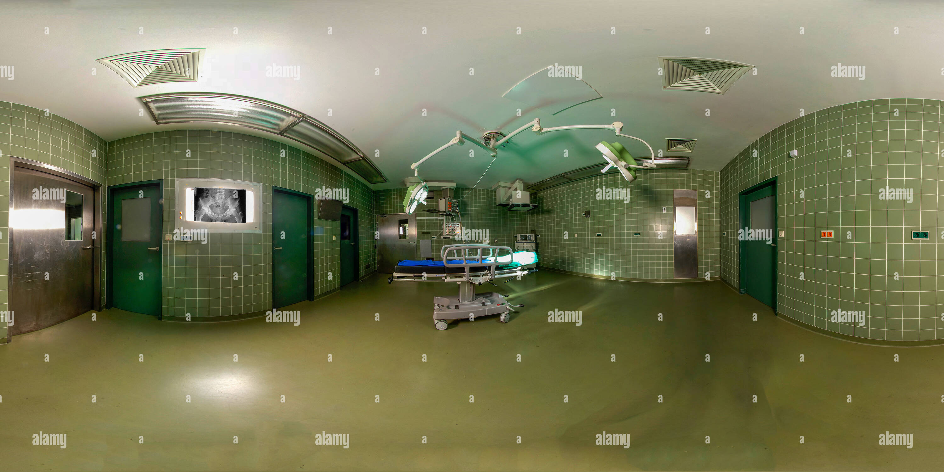 360° view of Interior Operating Room Hospital - Alamy