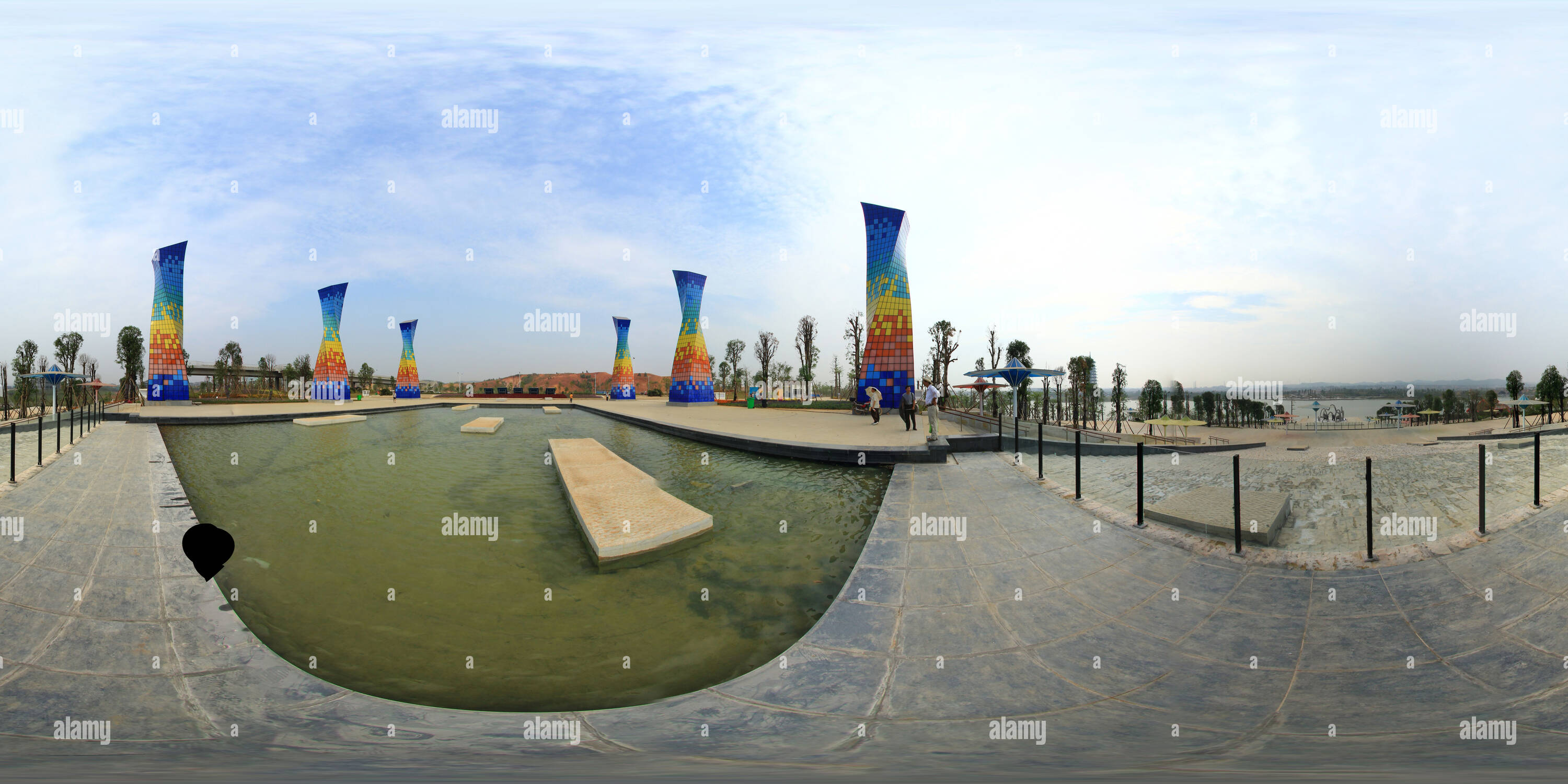 360° view of Img 3526 Panorama Cube Equi - Alamy