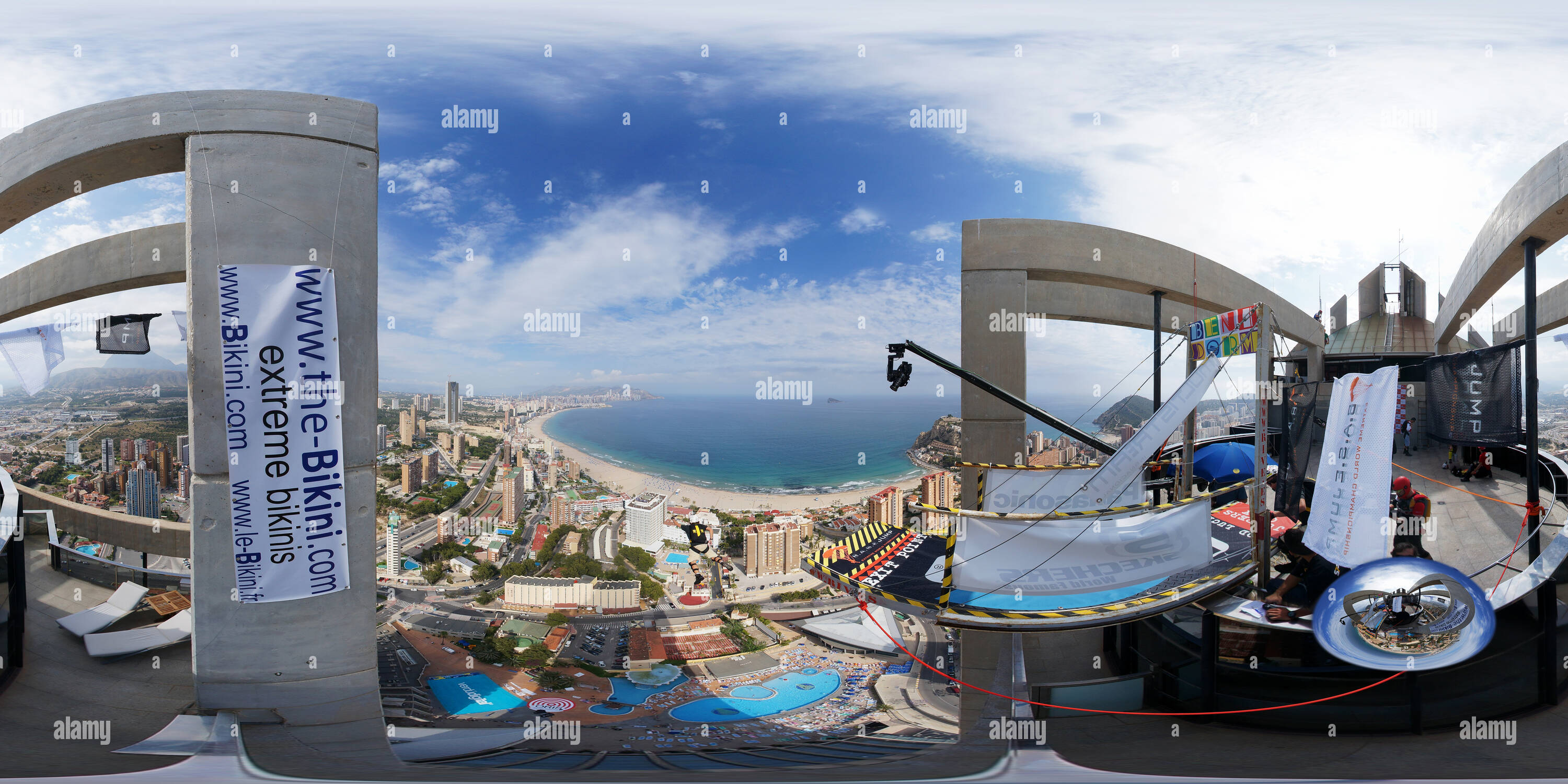 360° view of Benidorm Base Jump Extreme World Championship 2013 - Alamy